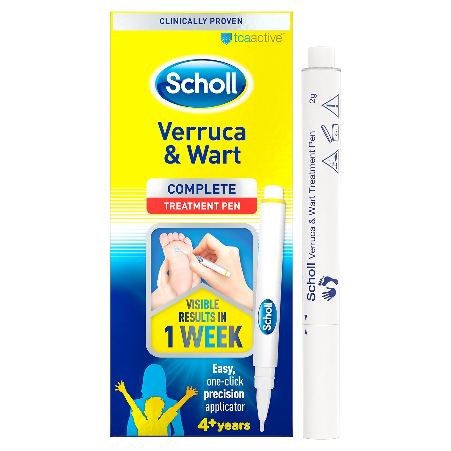 Scholl Scholl Verruca & Wart Removal Pen - TCA-Active, Clinically ...