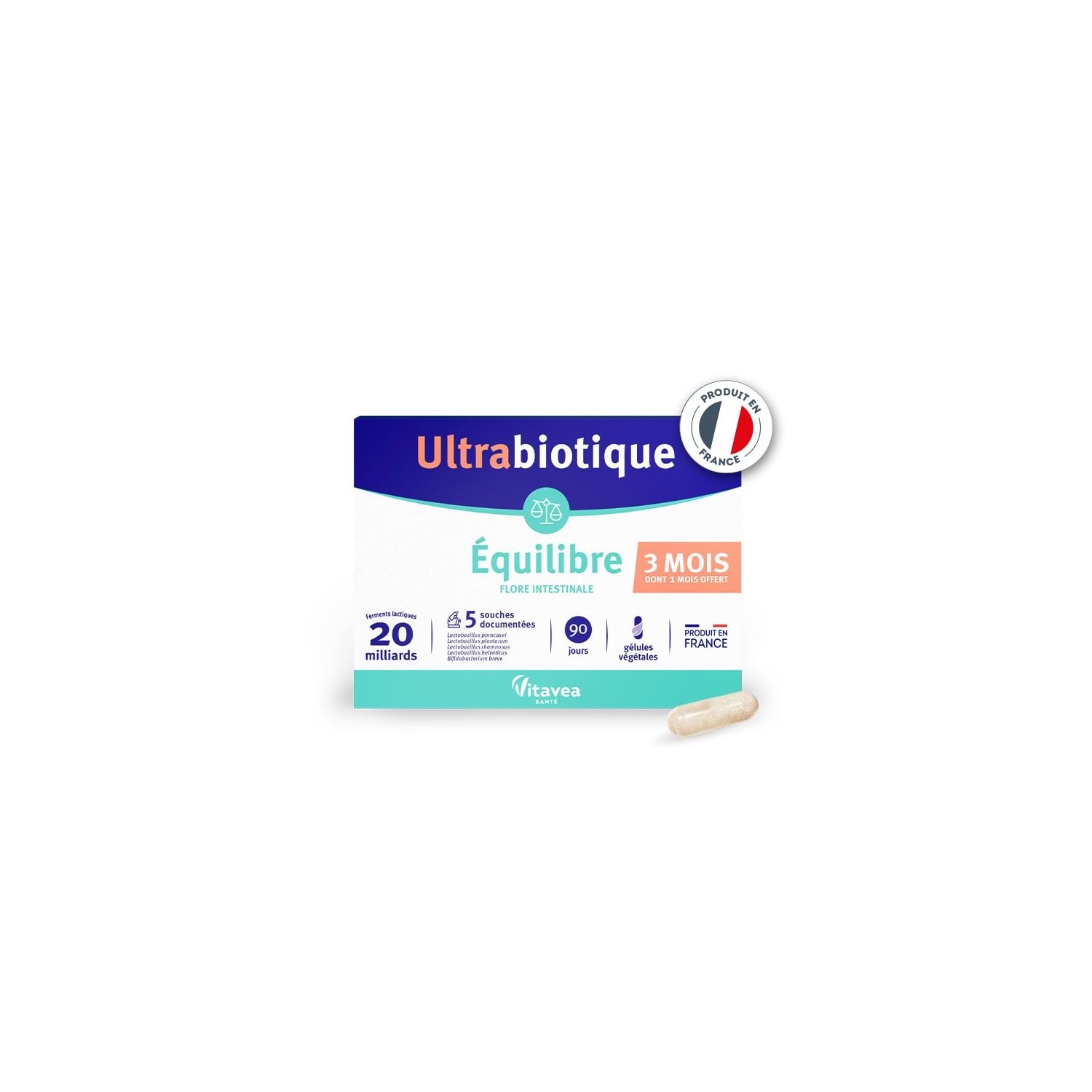 Ultrabiotique Equilibre - Complément alimentaire flore intestinale ...