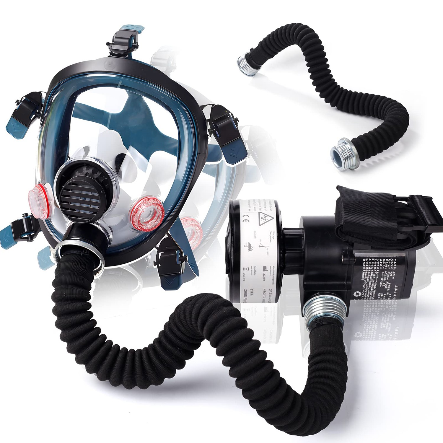 HANUU Reusable PAPR Respirator, Portable PAPR Respirator System with ...