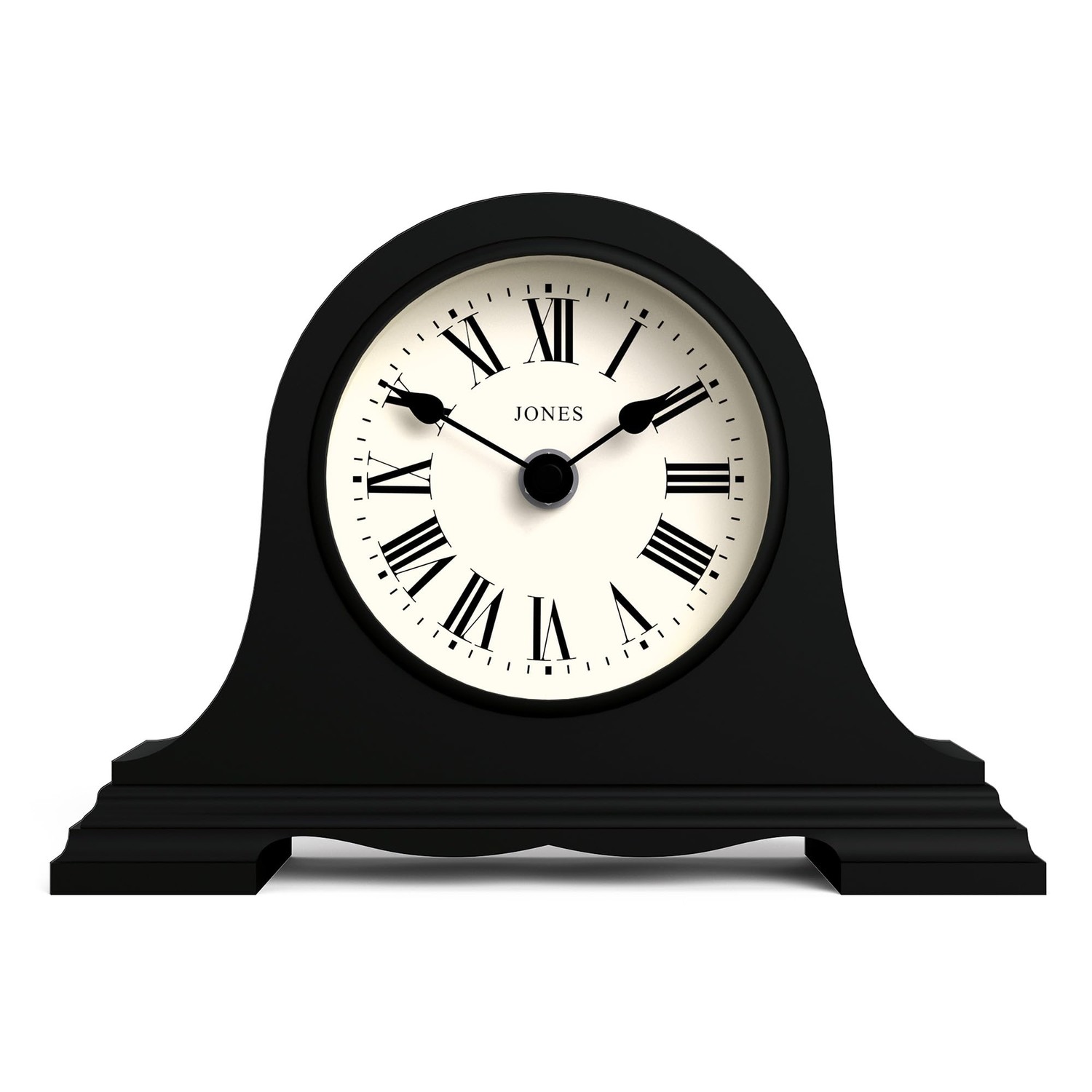 Jones Clocks® Speakeasy Mantel Clock - Napoleons Hat clock - Roman ...