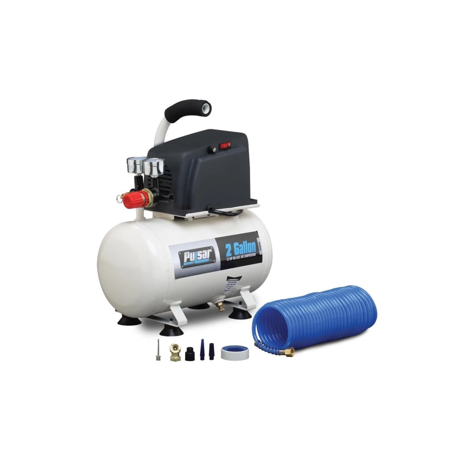 Pulsar Products 2 Gallon Electric Air Compressor - ibspot.com