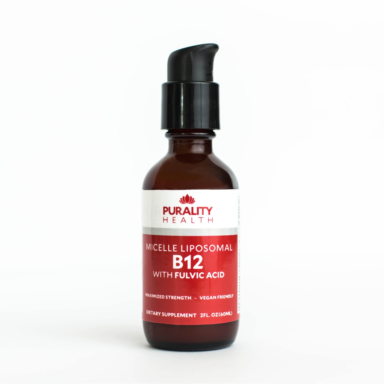 PURALITY HEALTH Micelle Liposomal Liquid Vitamin B12 with Fulvic Acid ...
