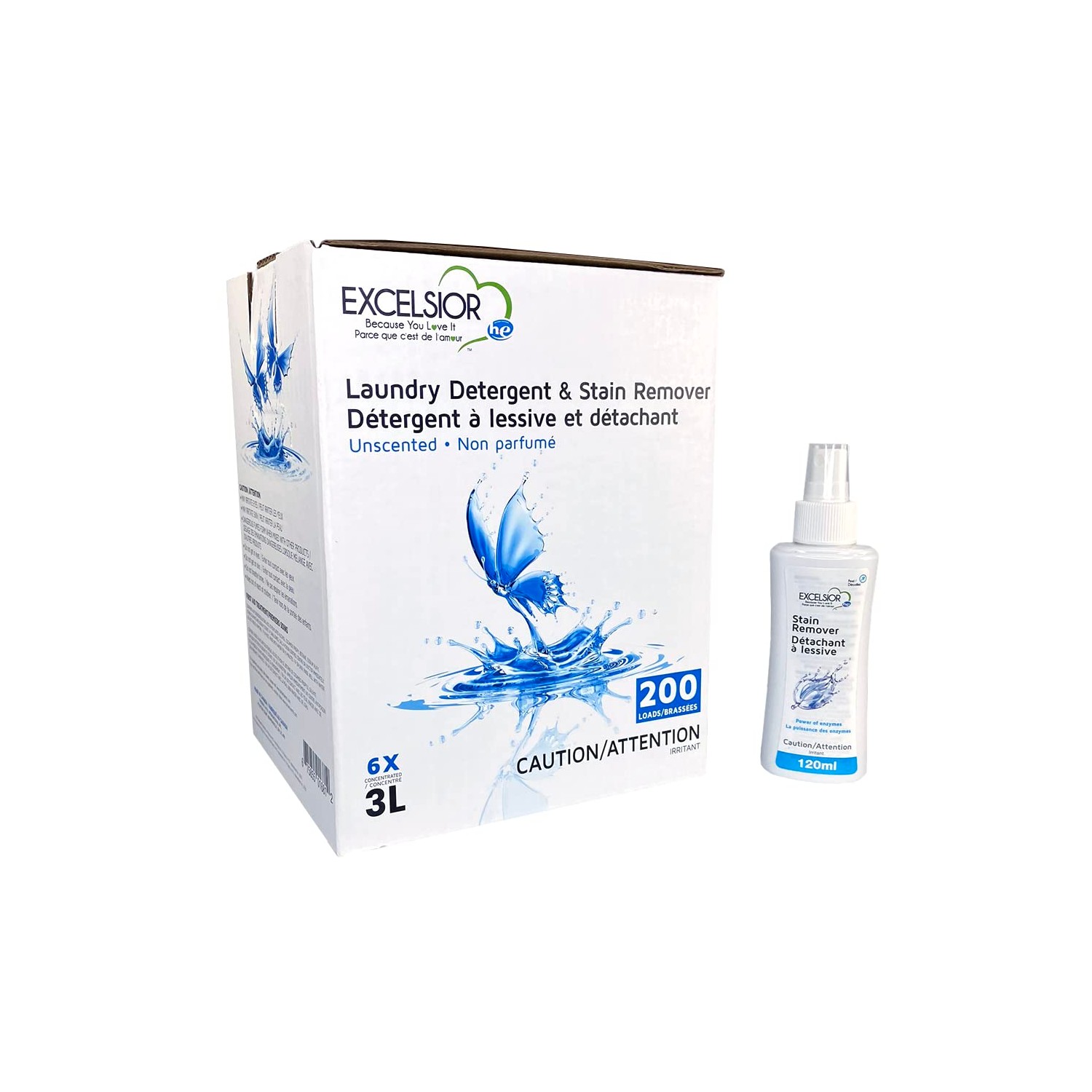 Excelsior - Laundry Detergent with Eco Bottle- Concentrated Liquid ...