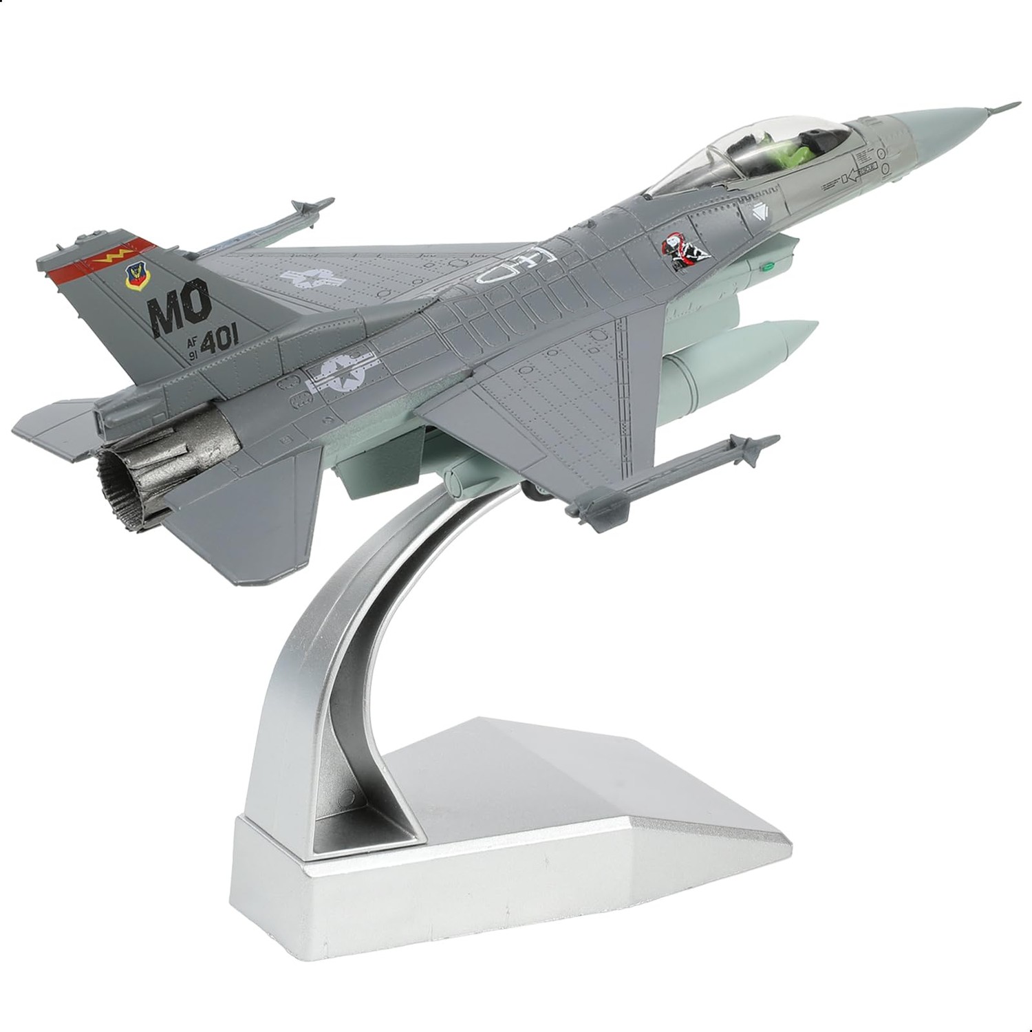 SEBUNAS 1/100 Scale F-16C Fighting Falcon Fighter Jet Model USAF ...