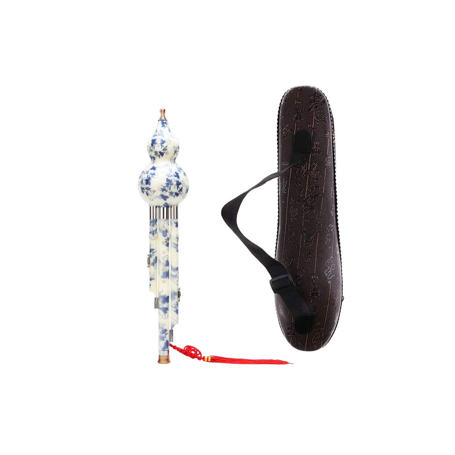 Chinese Gourd Flute Traditional Chinese Porcelain Hulusi Ethnic ...