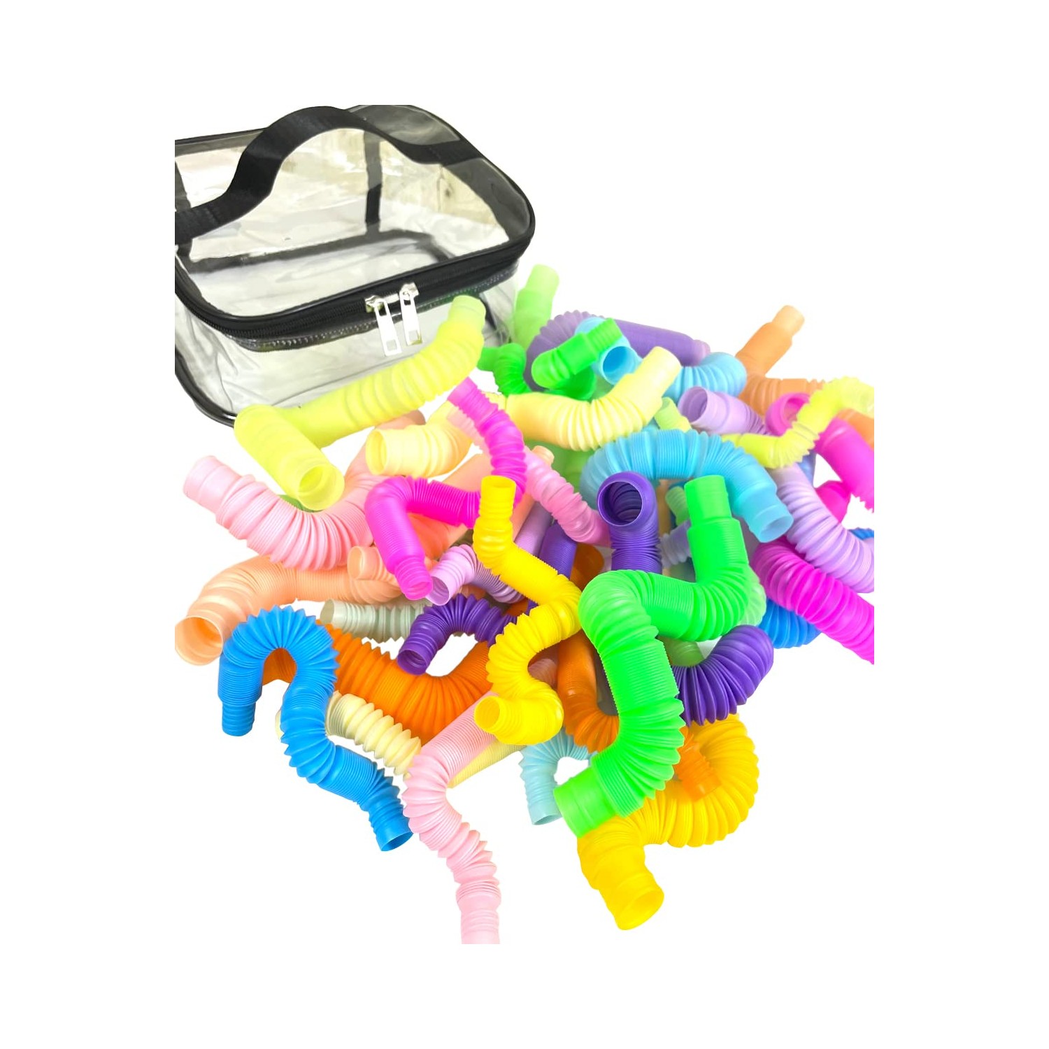 Bendy Tube, Pop Tube, 36 Pieces, Large Capacity, Glowing Type, Well Set ...