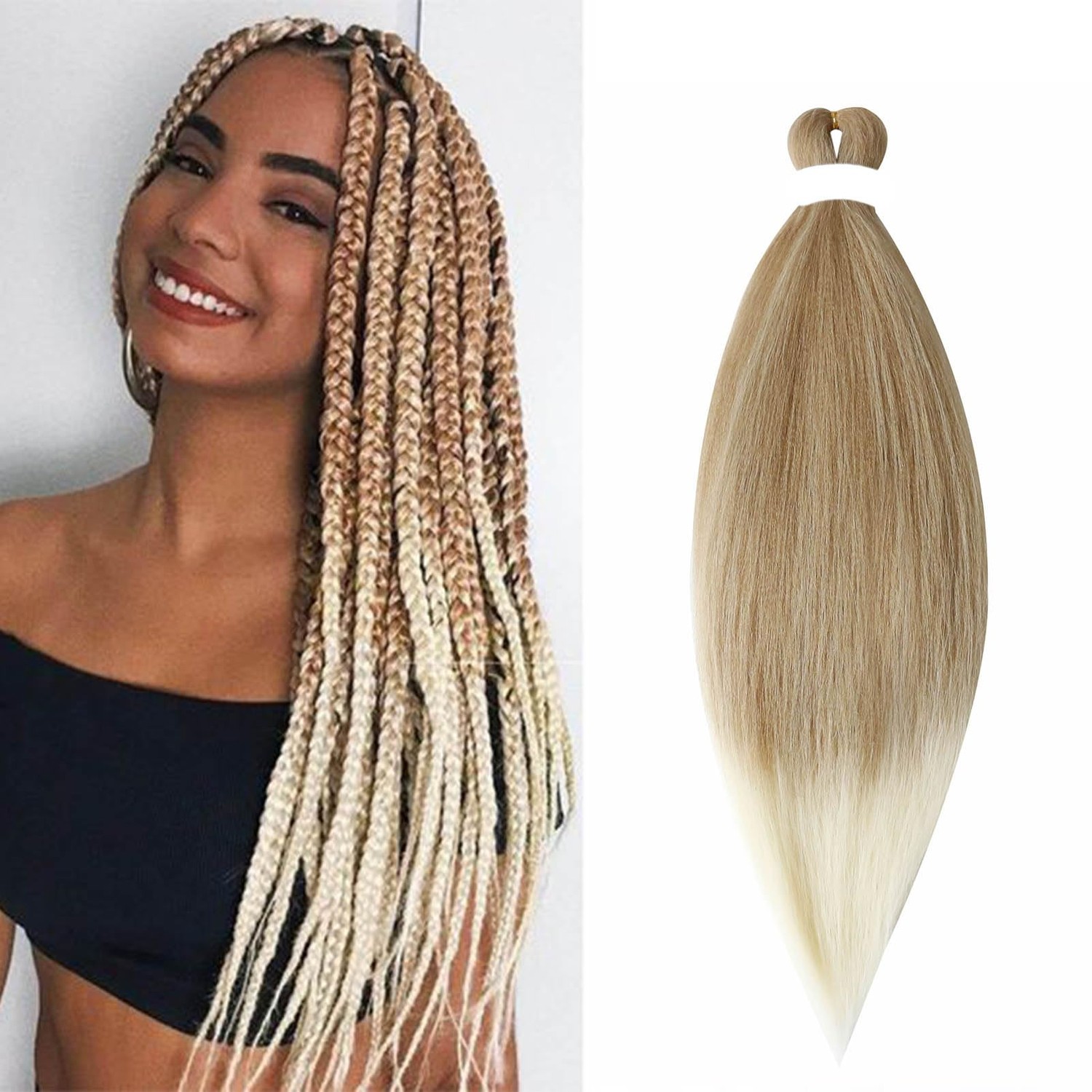 Gairyan Pre Stretched Braiding Hair, 26 Inches, Pre-Stretched Braiding ...