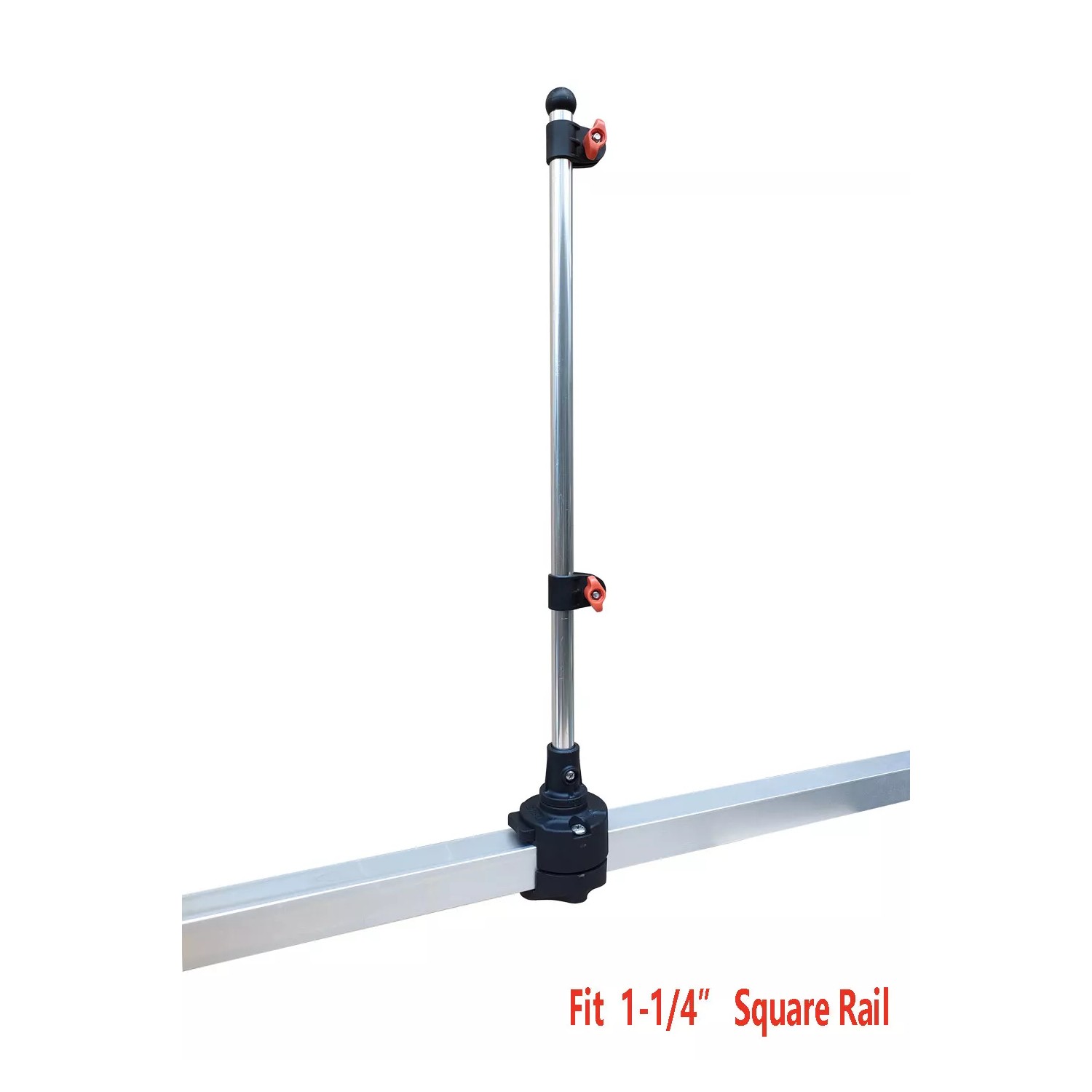 Brocraft Pontoon Boat Rail Mount Flag Pole / Pontoon Flag Pole For ...