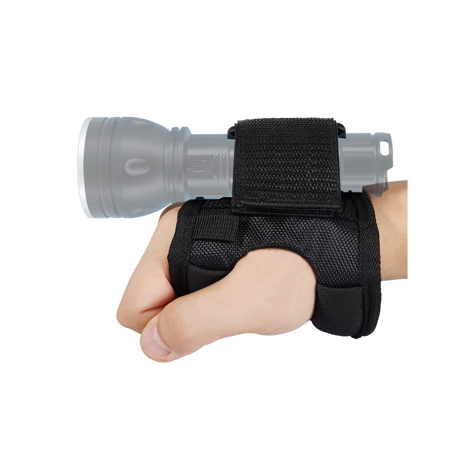 Diving Flashlight Wrist Mount Glove - PFSN Hands Free Dive Light Holder ...