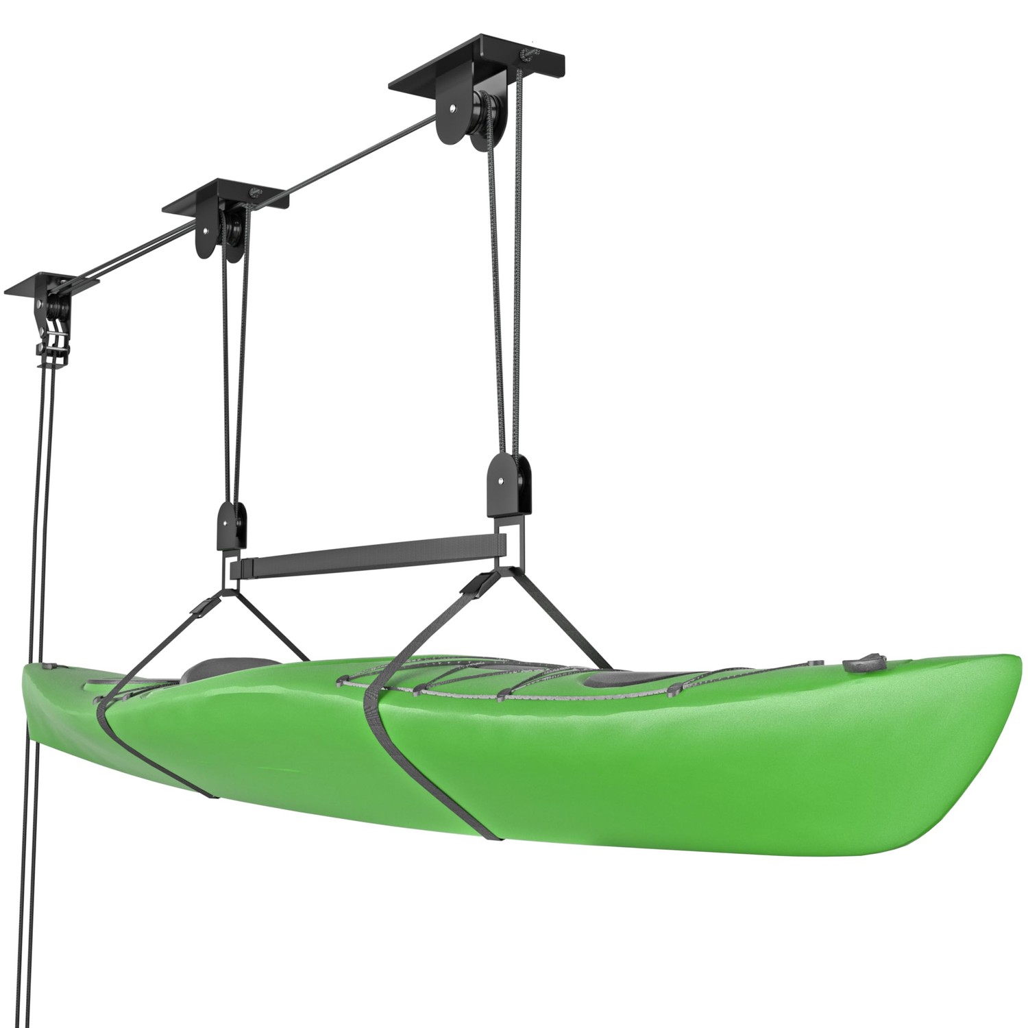 TRUSOON 2025 Upgrade Kayak Storage Hoist for Garage Ceiling, Heavy Duty ...