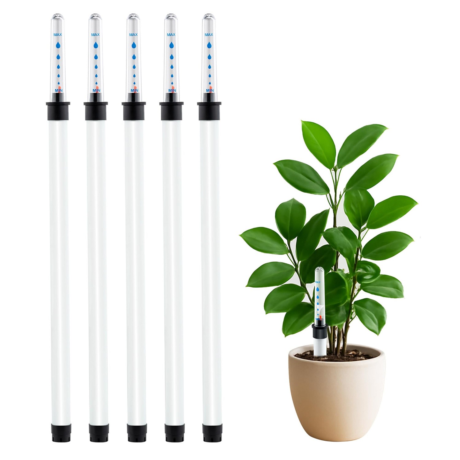 Mcbazel Water Level Indicator Plants Hydroponics Watering Indicator ...