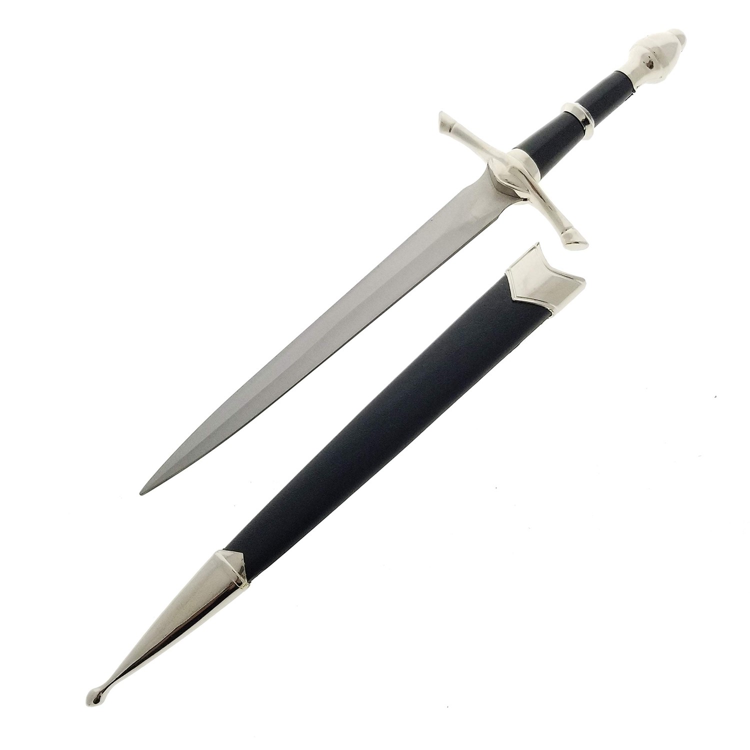 14" Ranger Medieval Dagger. Historical Short Sword with Scabbard. for ...
