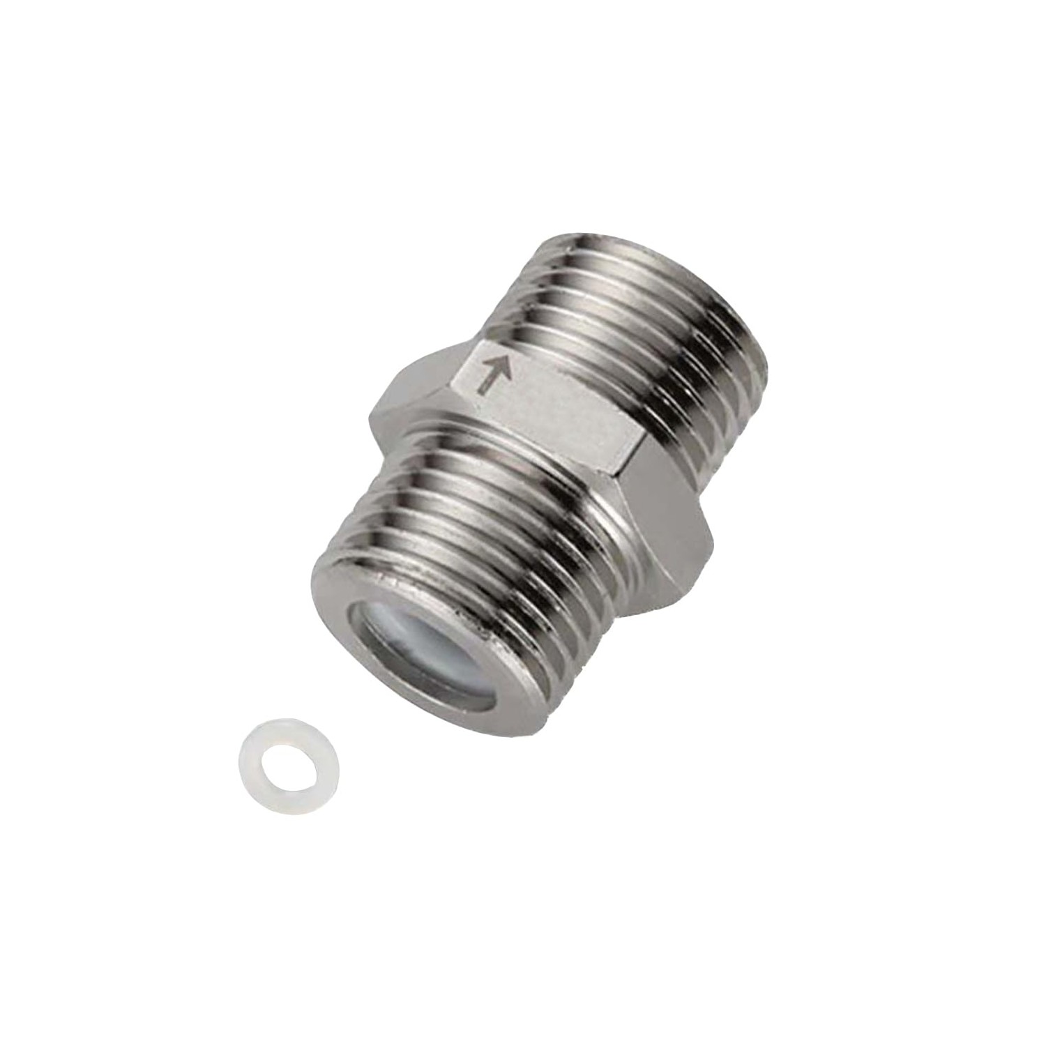 Stainless Steel Check Valve, G 1/2 Inch Male Thread to Male Thread, One ...