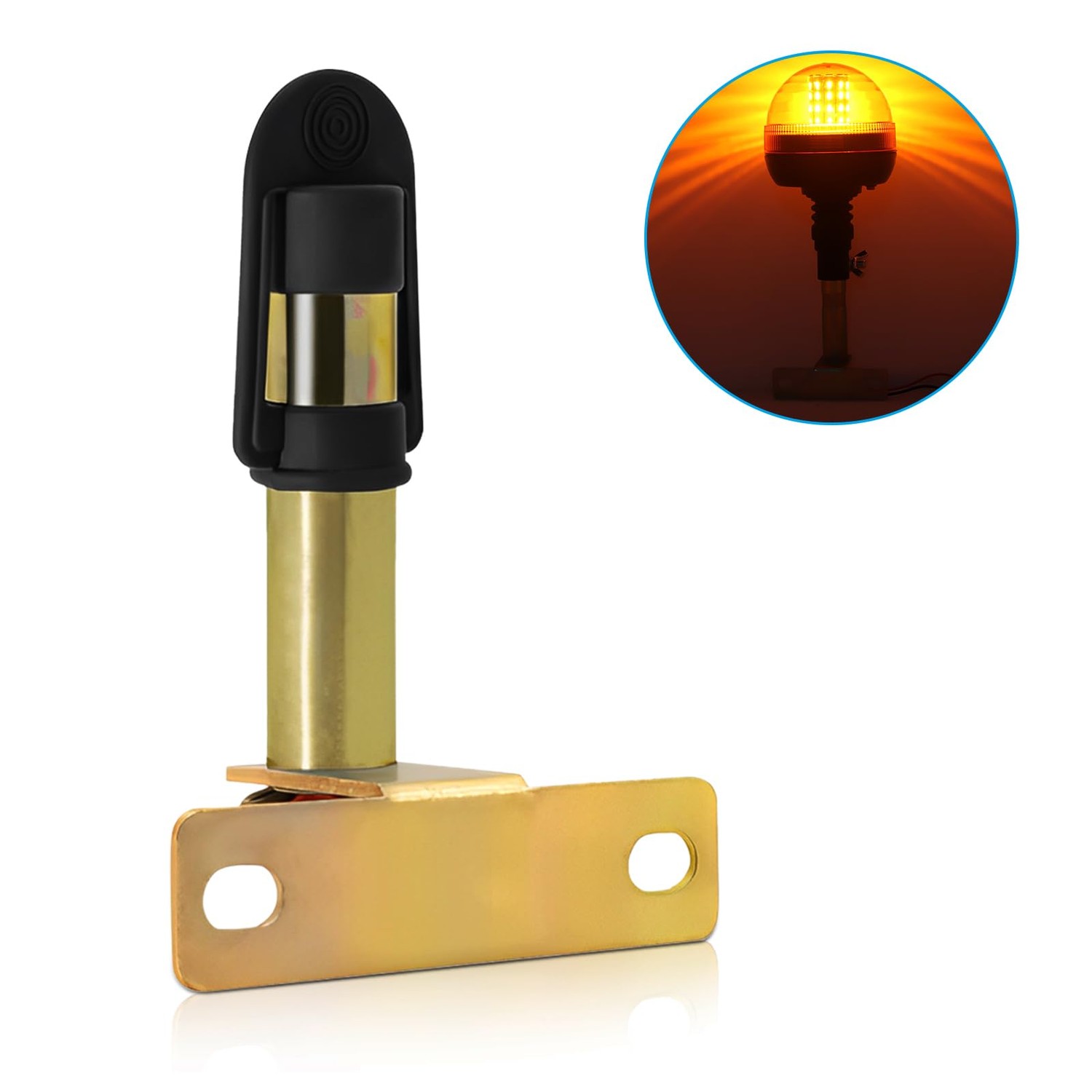 Biqing 1PCS Beacon Lights Mounting Bracket，Tractor Beacon Light ...