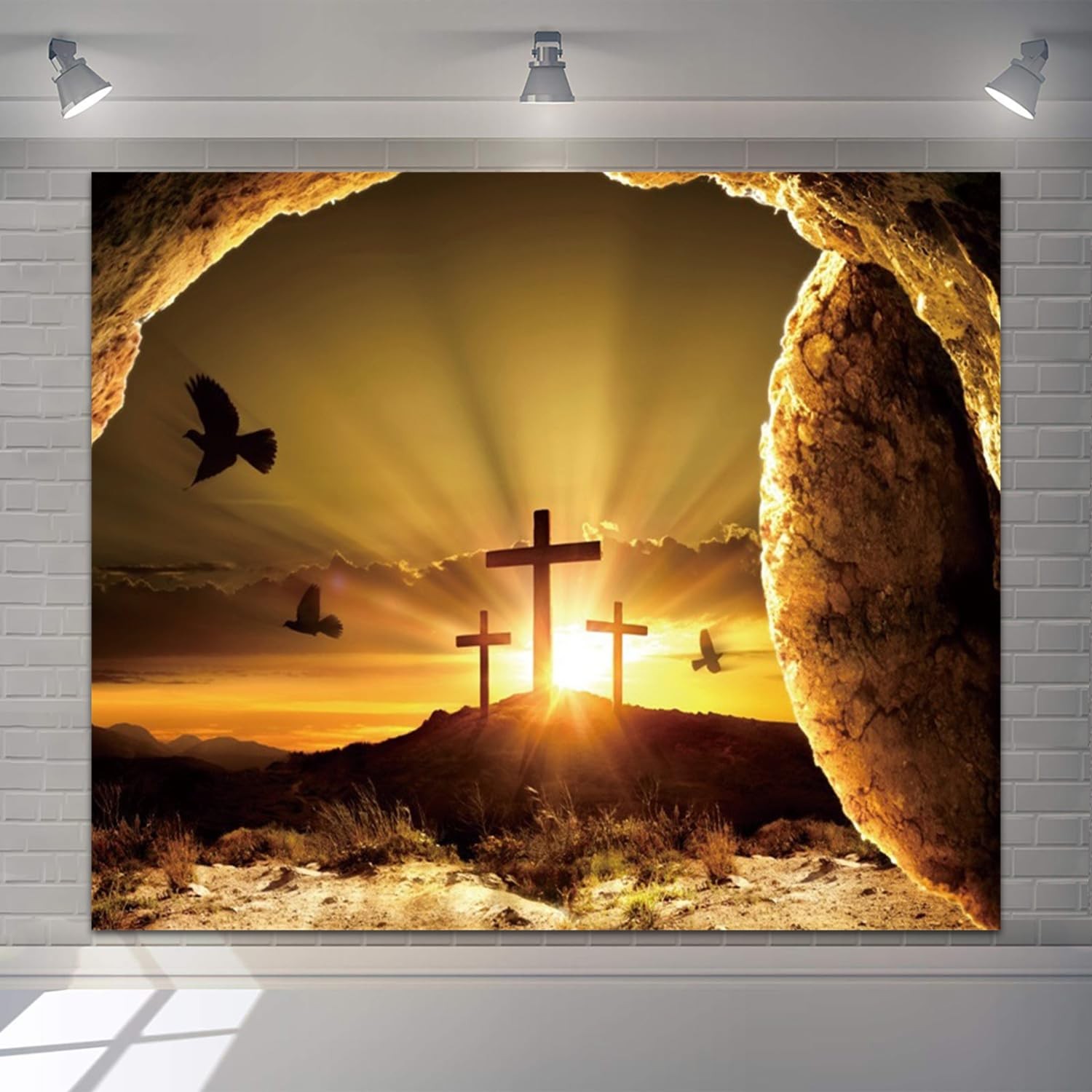 He is Risen Easter Photo Backdrop Jesus Easter Photoshoot Backdrop ...