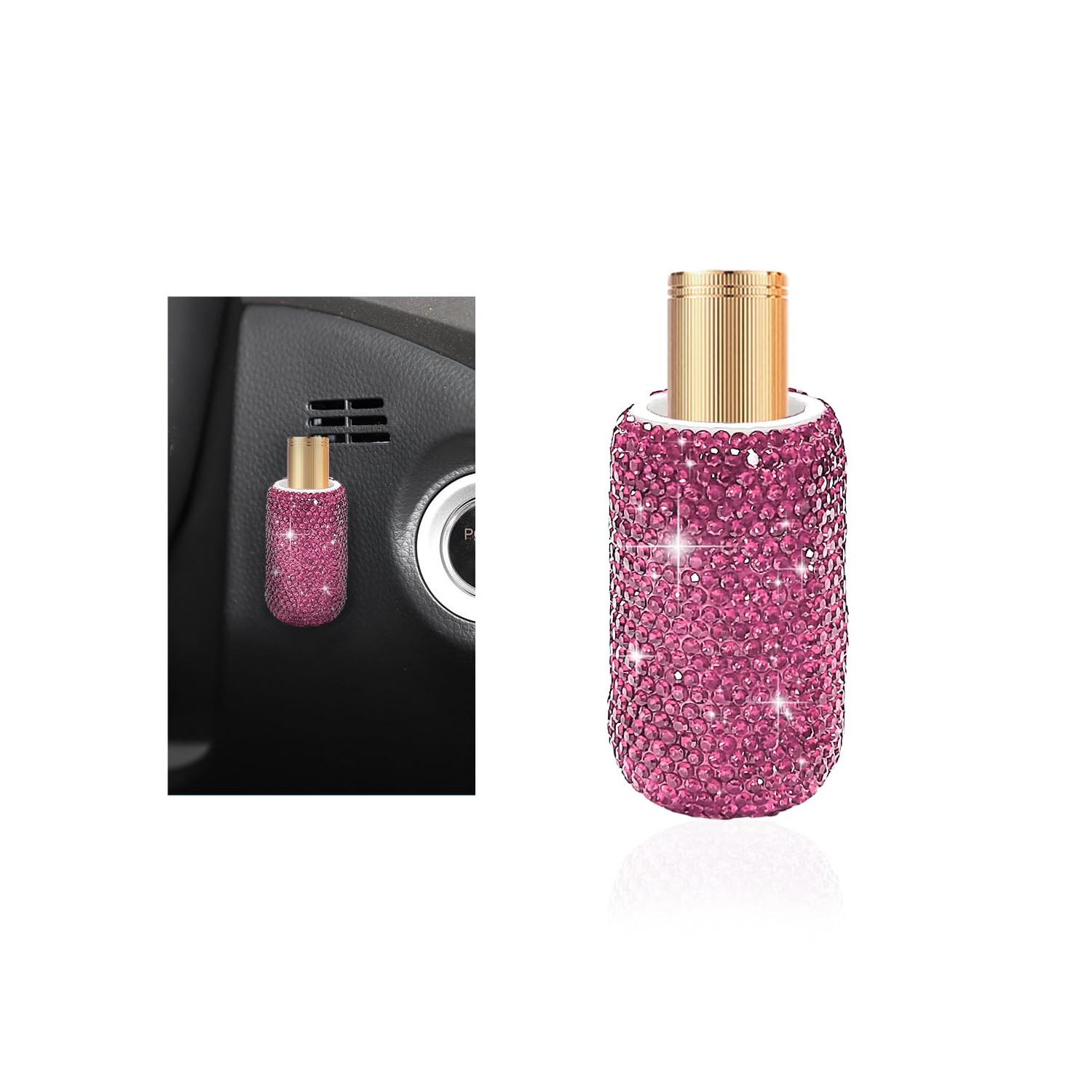 DXNQ Upright Car Chapstick Holder, Bling Strong Adhesive Upright ...