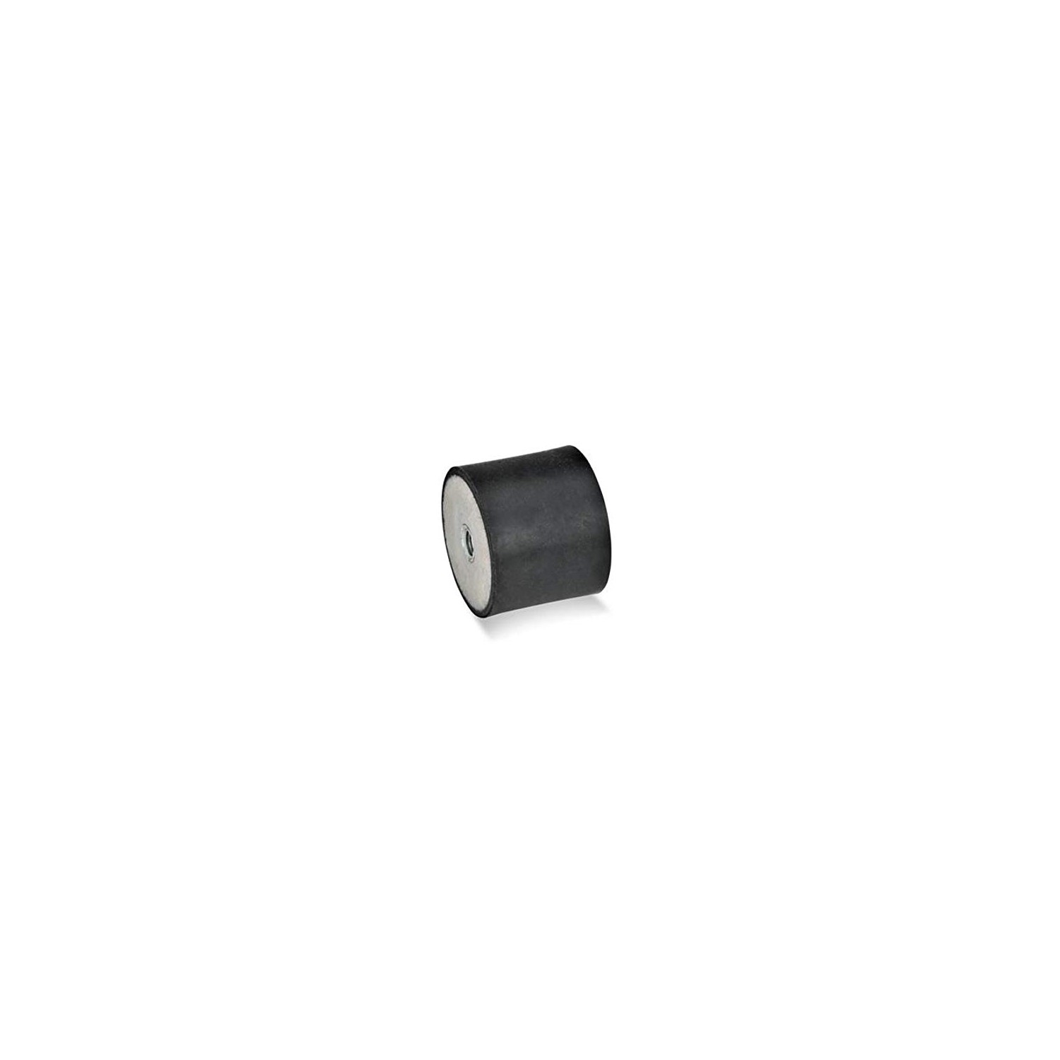 Rubber buffer, 2 internal threads, diameter 30 mm, height 40 mm, M8 ...