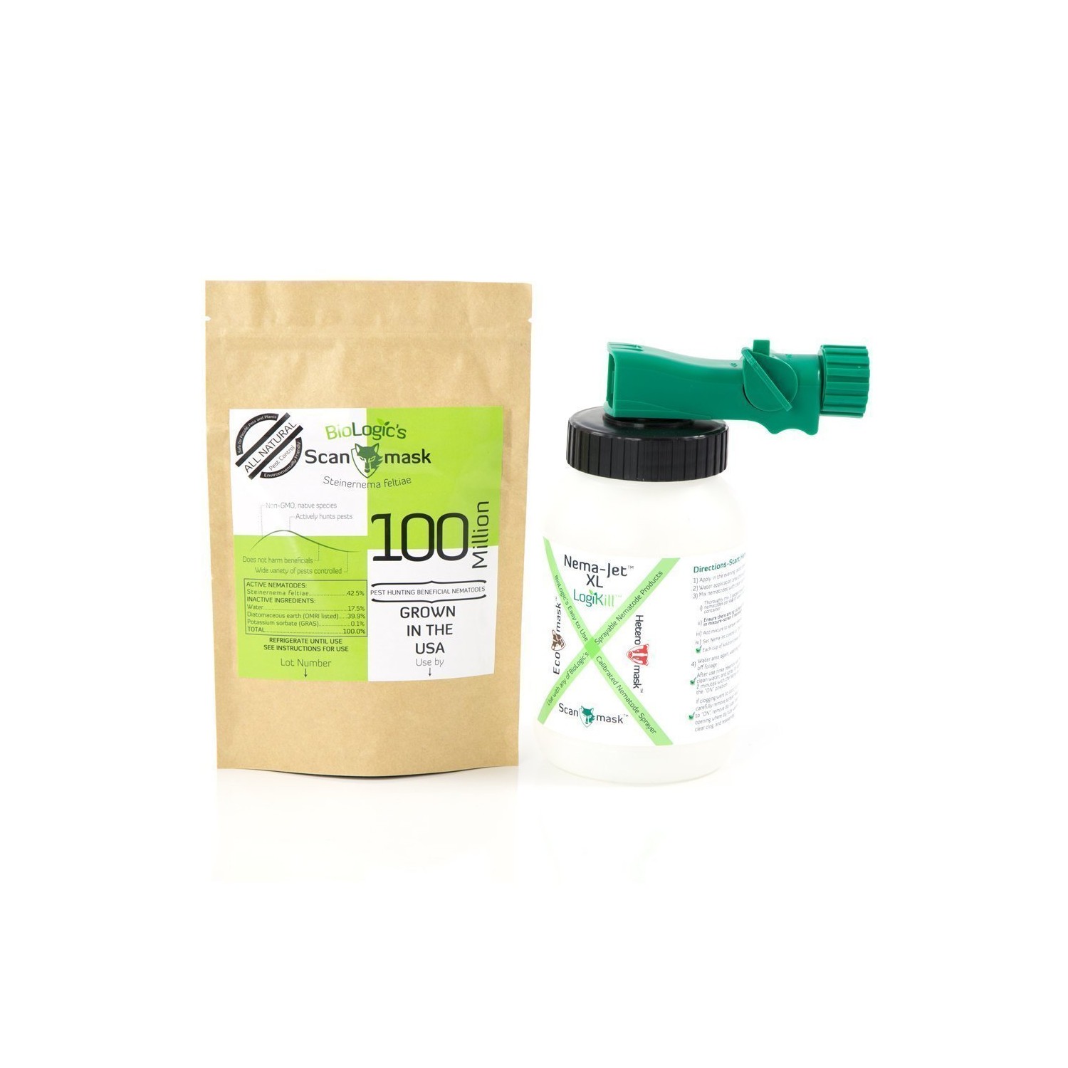 BioLogic Scanmask Beneficial Nematodes, Steinernema feltiae Sf ...