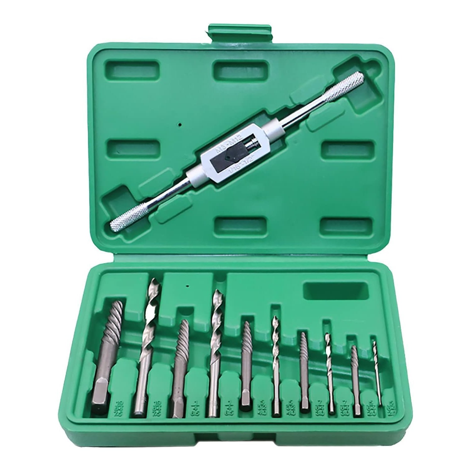 Screw Extractor Set (11 Pieces) Screw Extractor, Broken Bolt, Screw ...