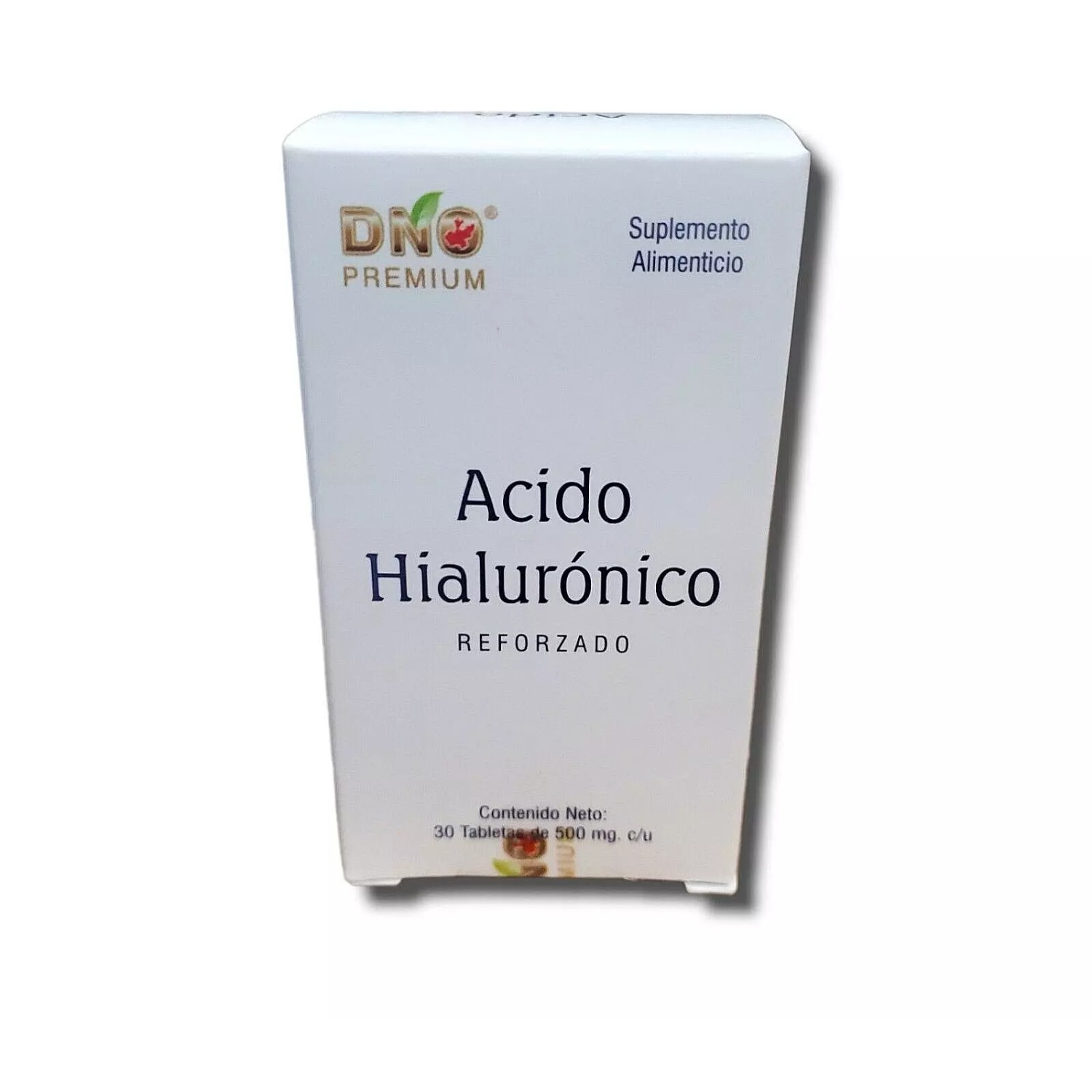 DNO PREMIUM Acido Hialuronico Reforzado 30 tabs / 500 mg Suplemento ...