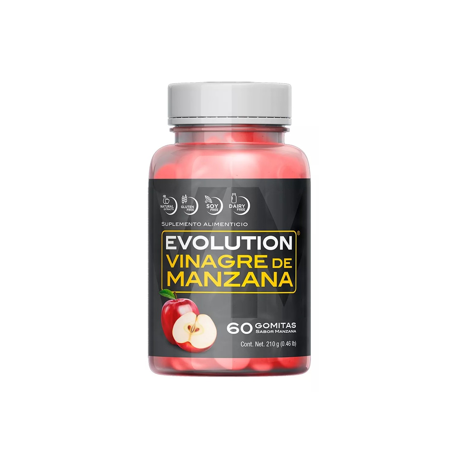 Evolution Gummies De Vinagre De Manzana-60 Gomitas (manzana) - ibspot.com