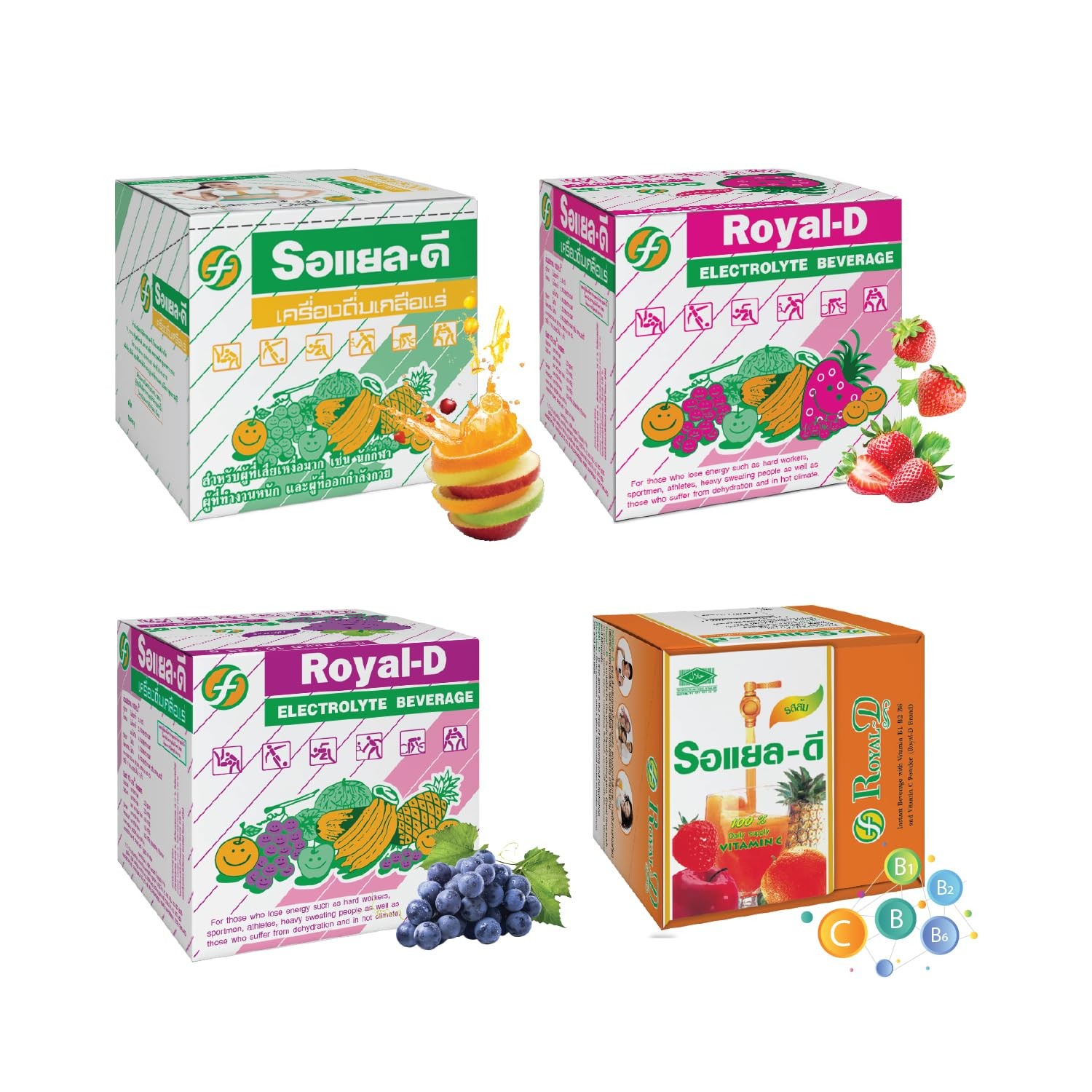 Royal-D Electrolyte Beverage Powder -Electrolyte Powder, Isotonic ...