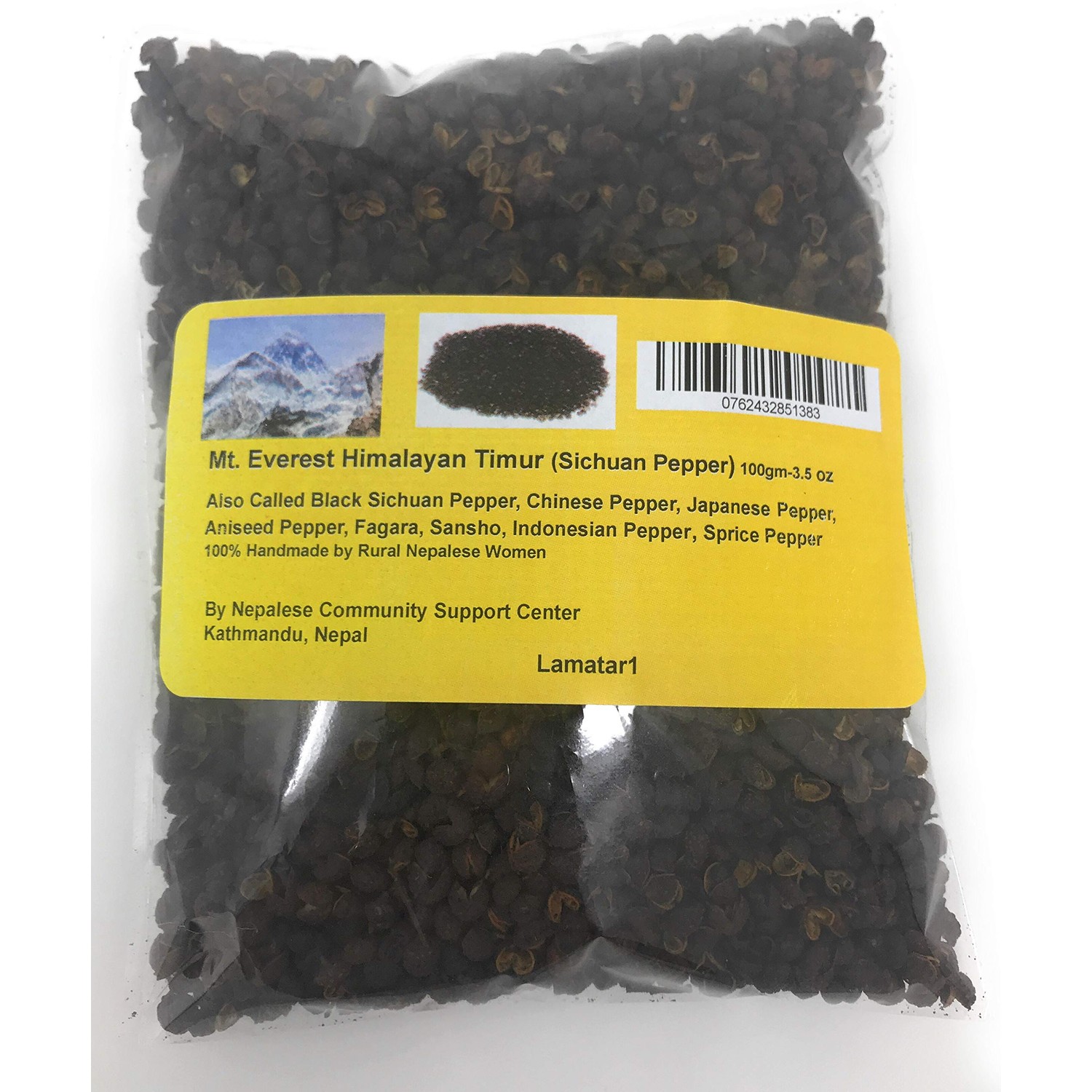 Black Szechwan Pepper 3.5 Oz From Mt. Everest Country Nepal also Called ...