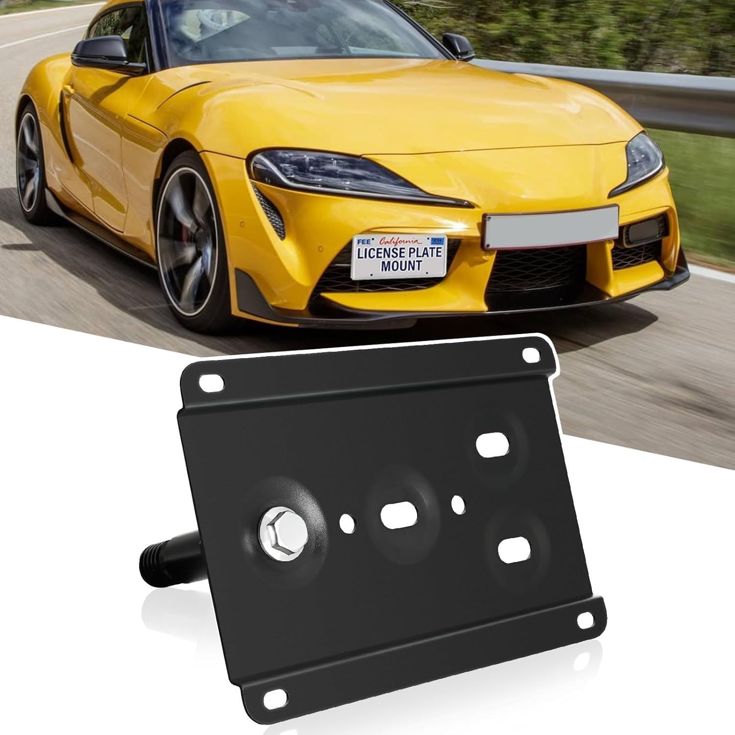 Front License Plate Bracket Compatible with 2020-up Toyota Supra GR No ...