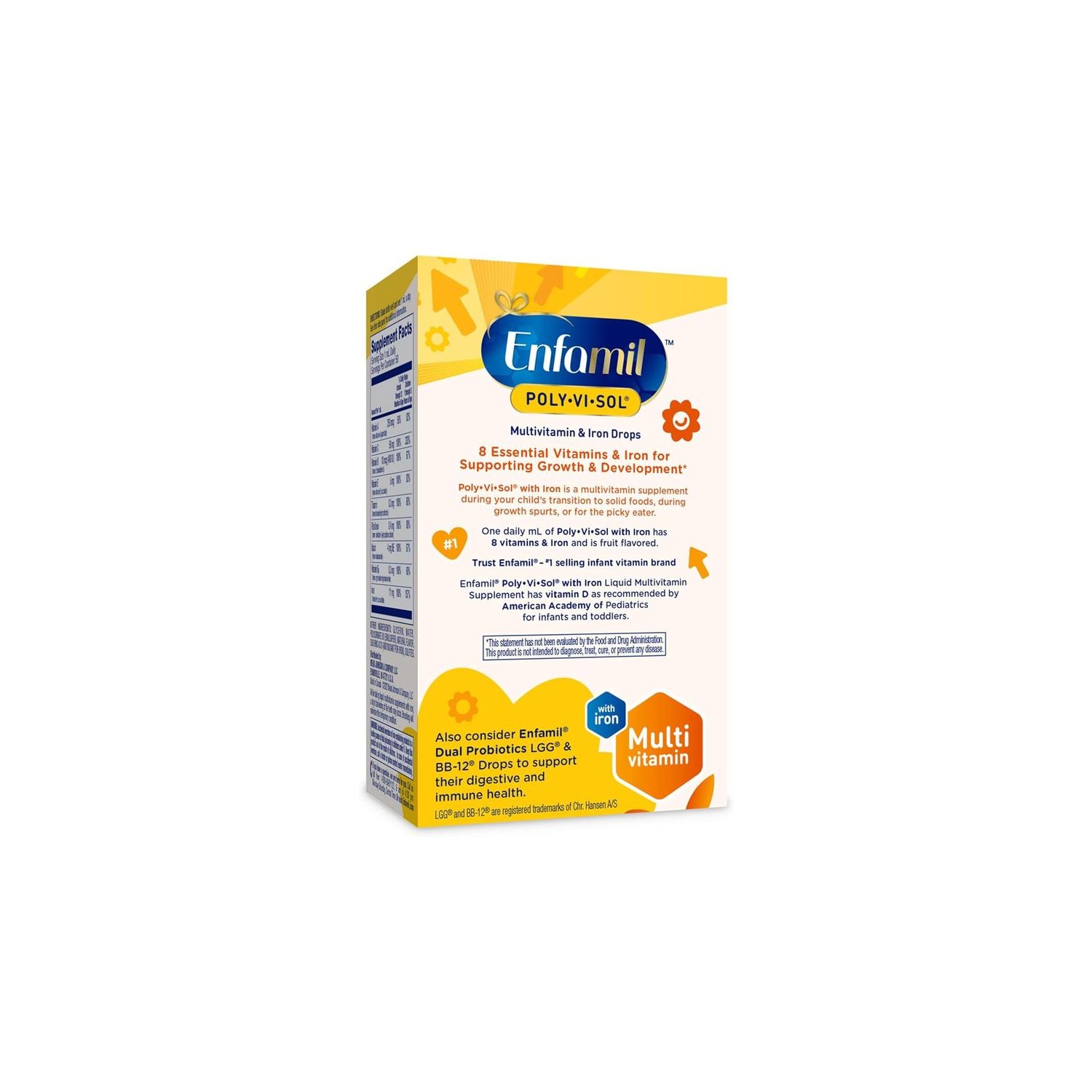 Poly-Vi-Sol with Iron – Liquid Multivitamin Drops for Infants ...