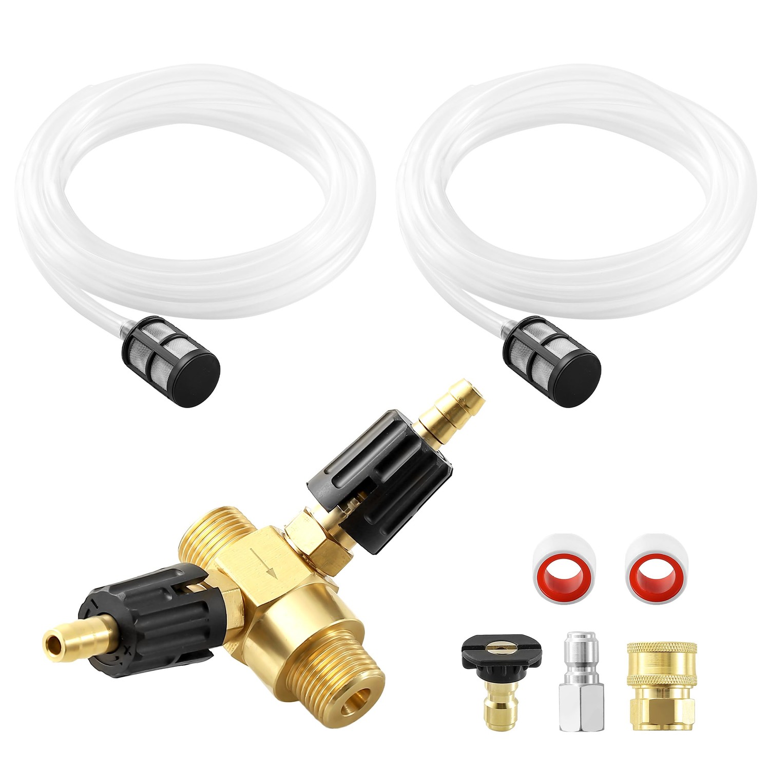 JOEJET Downstream Injector for Pressure Washer, Adjustable Dual ...