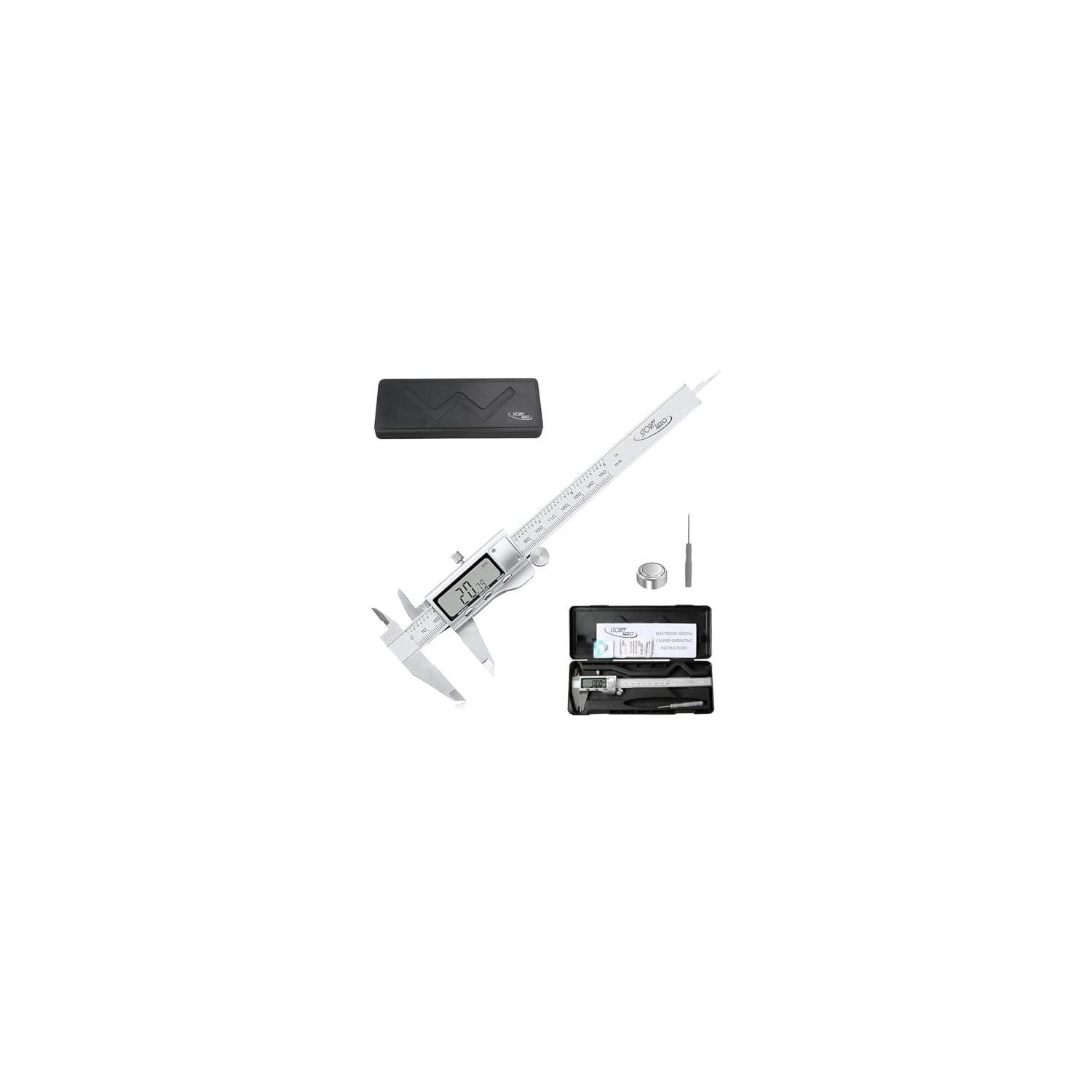STORM HERO Measuring & Layout Tool with LCD Screen（(6Inch/150mm ...