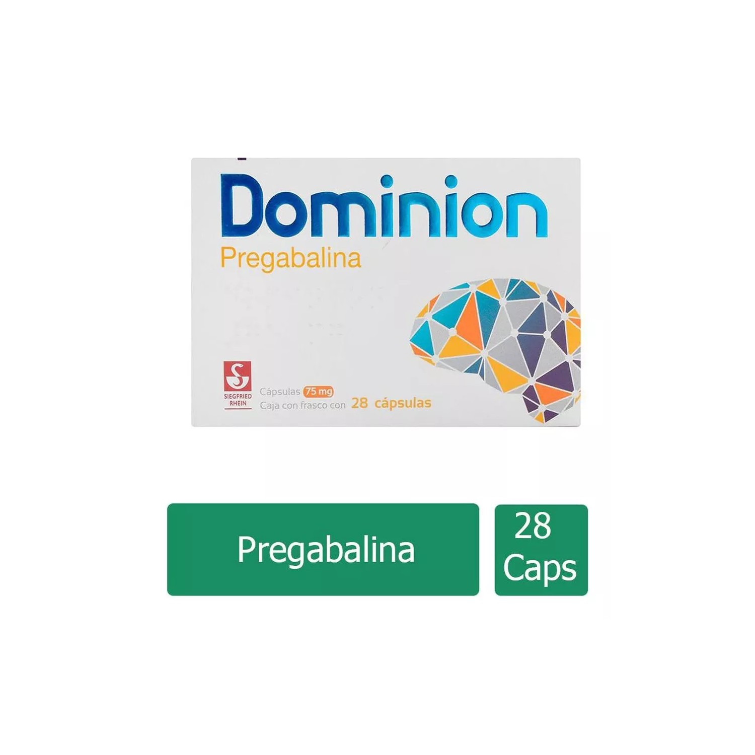 Siegfried Rhein Dominion 75 Mg Caja Con Frasco Con 28 Cápsulas - ibspot.com