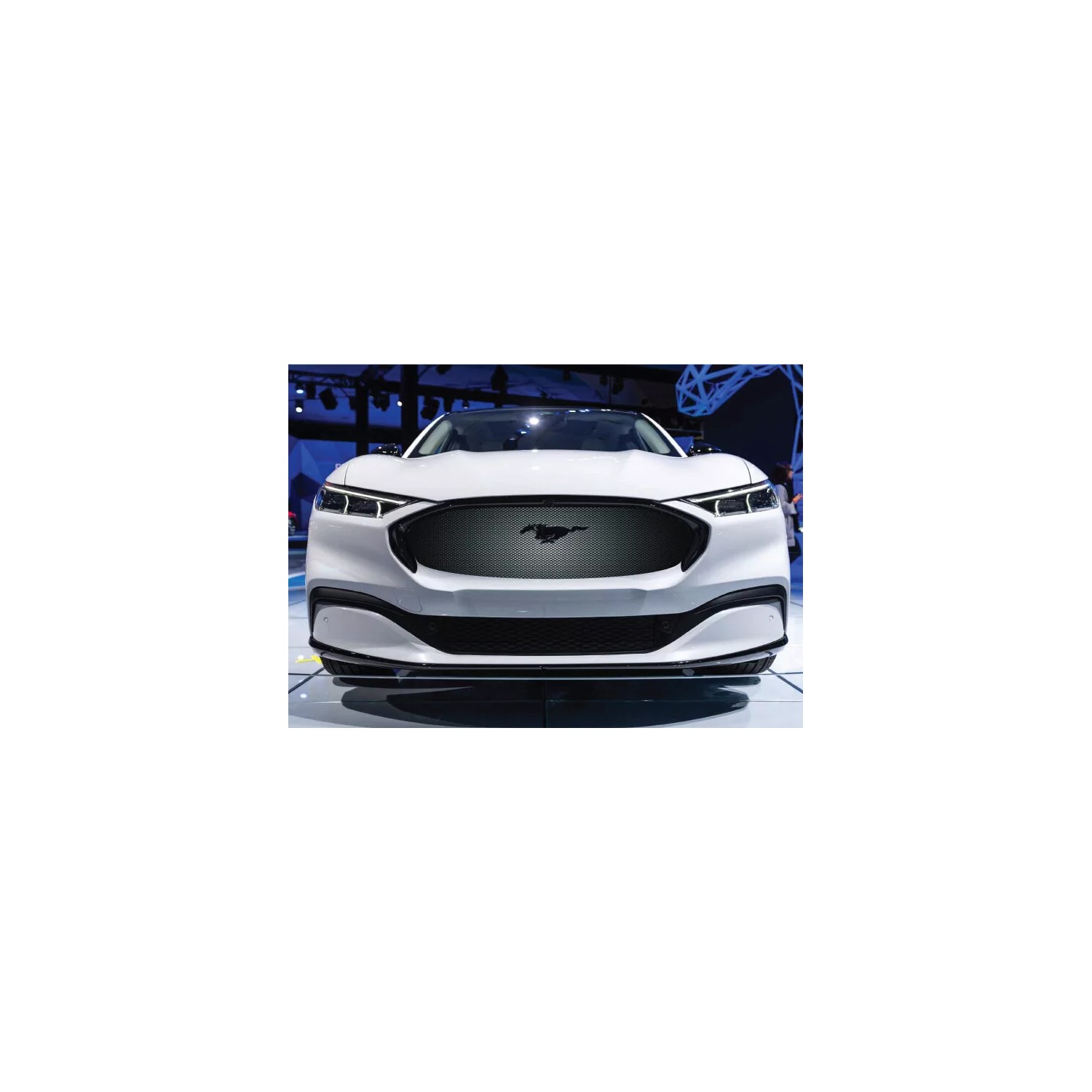 Mustang Fits Ford Mach-E Mustang Grille Vehicle Graphic Wrap US Grid ...