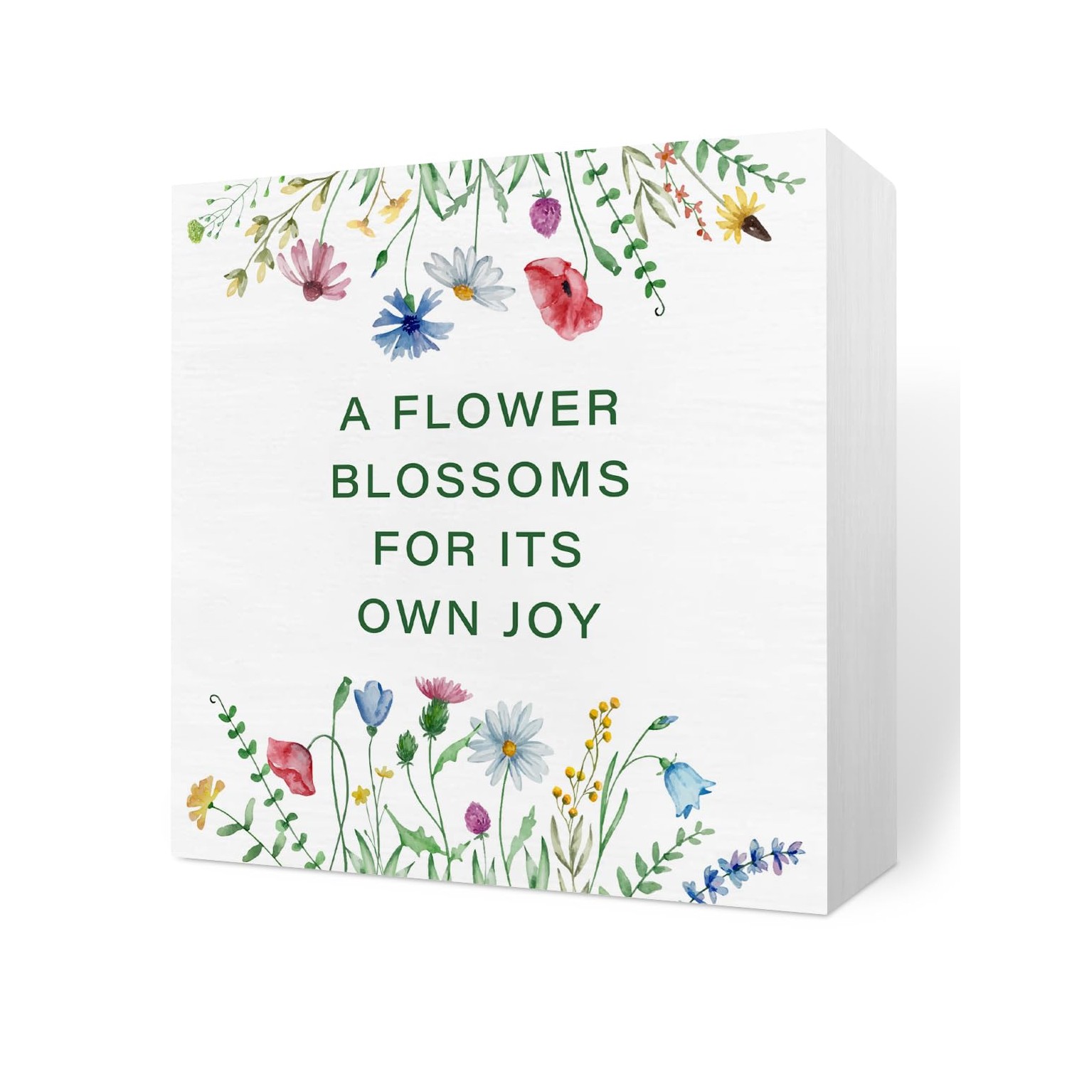 Rustic Flower Bloom Decorations Spring Floral Home Office Desk Decor ...