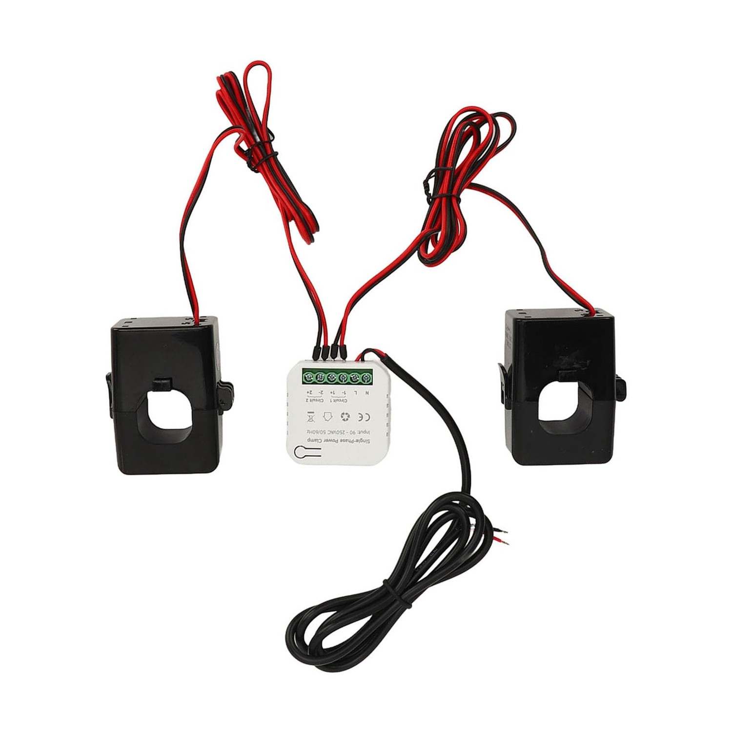 Clamp Energy Meter Real Time Measurement 300A Current Sensors Energy ...