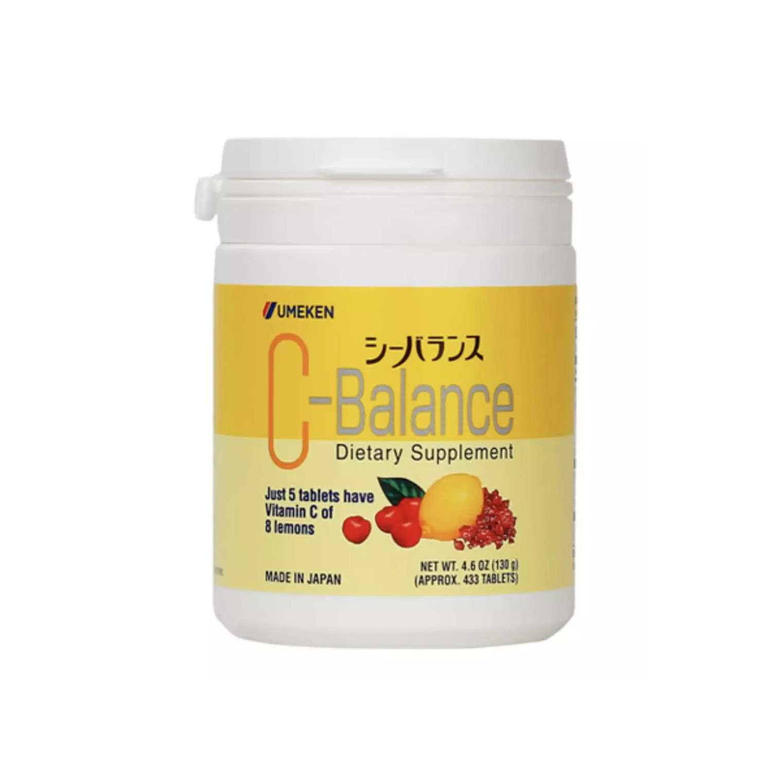 Umeken C Balance 433 balls - Just 5 tablets have the Vitamin C of 8 ...