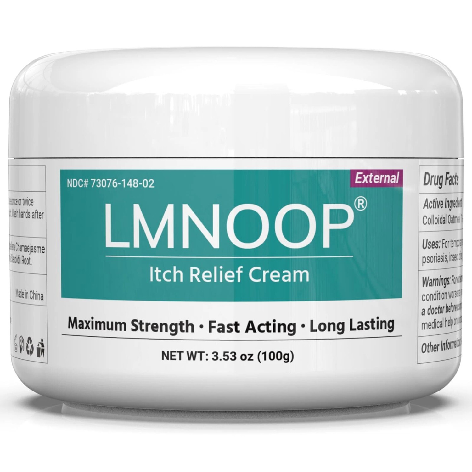LMNOOP Anti-Itch Cream Extra Strength Anti-Itch Ointment Relieves ...