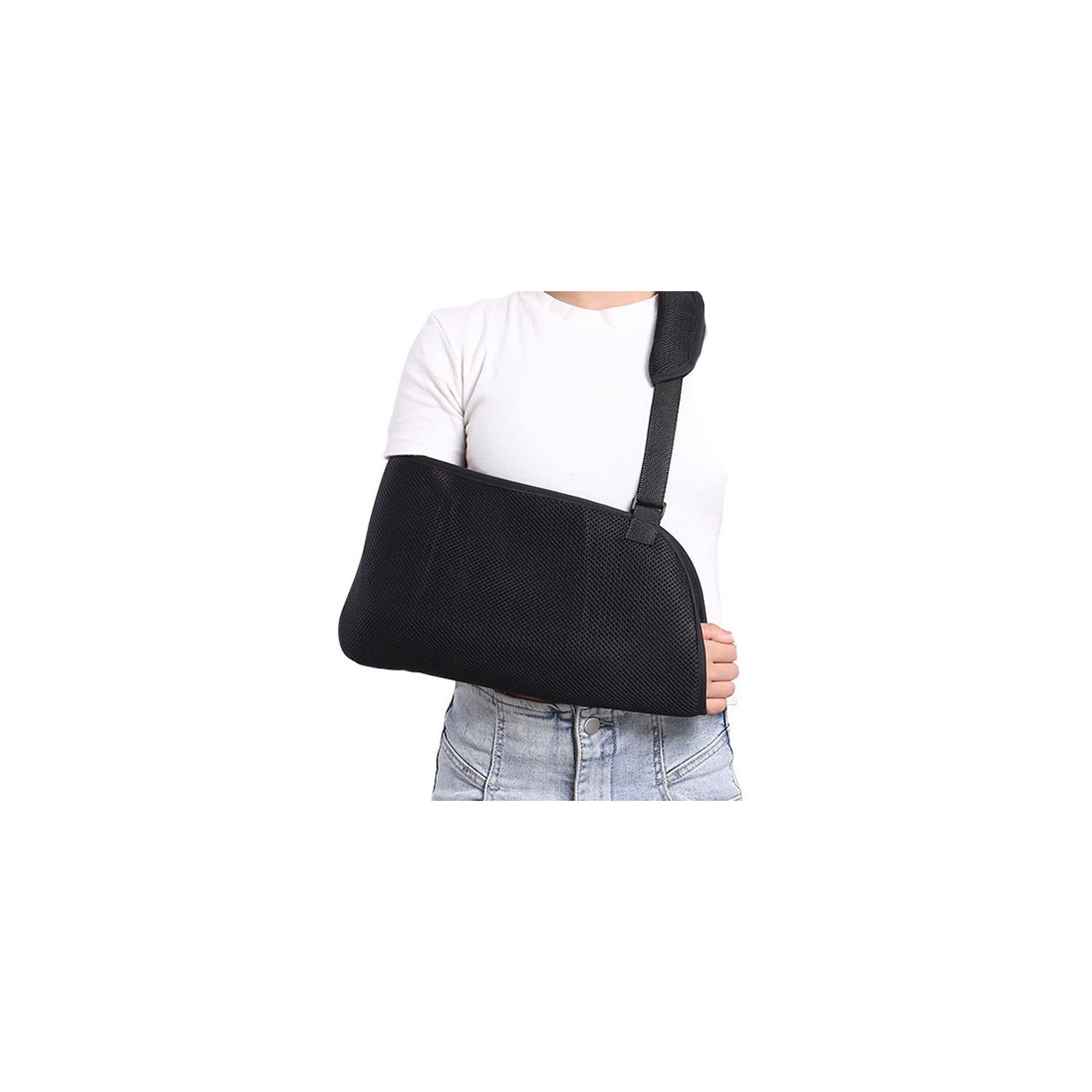 Shoulder Cast Arm Sling Velcro Band Arm Immobilizer Option 2 - Cast Arm ...