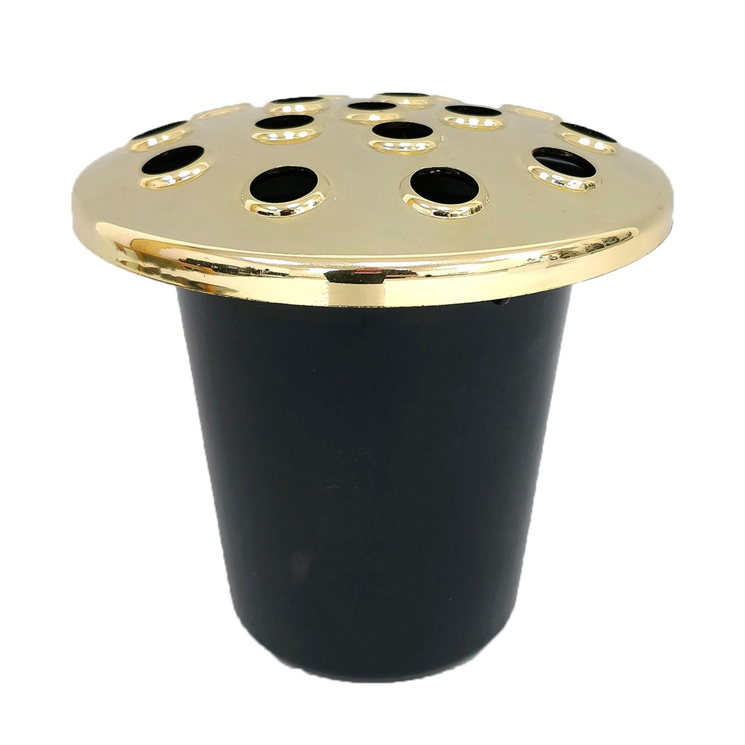 Memorial Grave Flower Pot - 12cm tall Sturdy Plastic Grave Inserts for ...