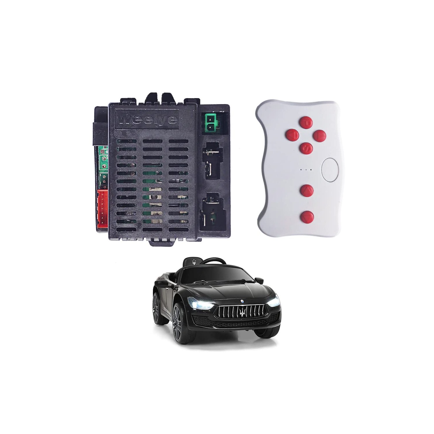 JRRXM Weelye RX23 7 Pin Socket 2.4G Bluetooth Control Box Receiver Kit ...