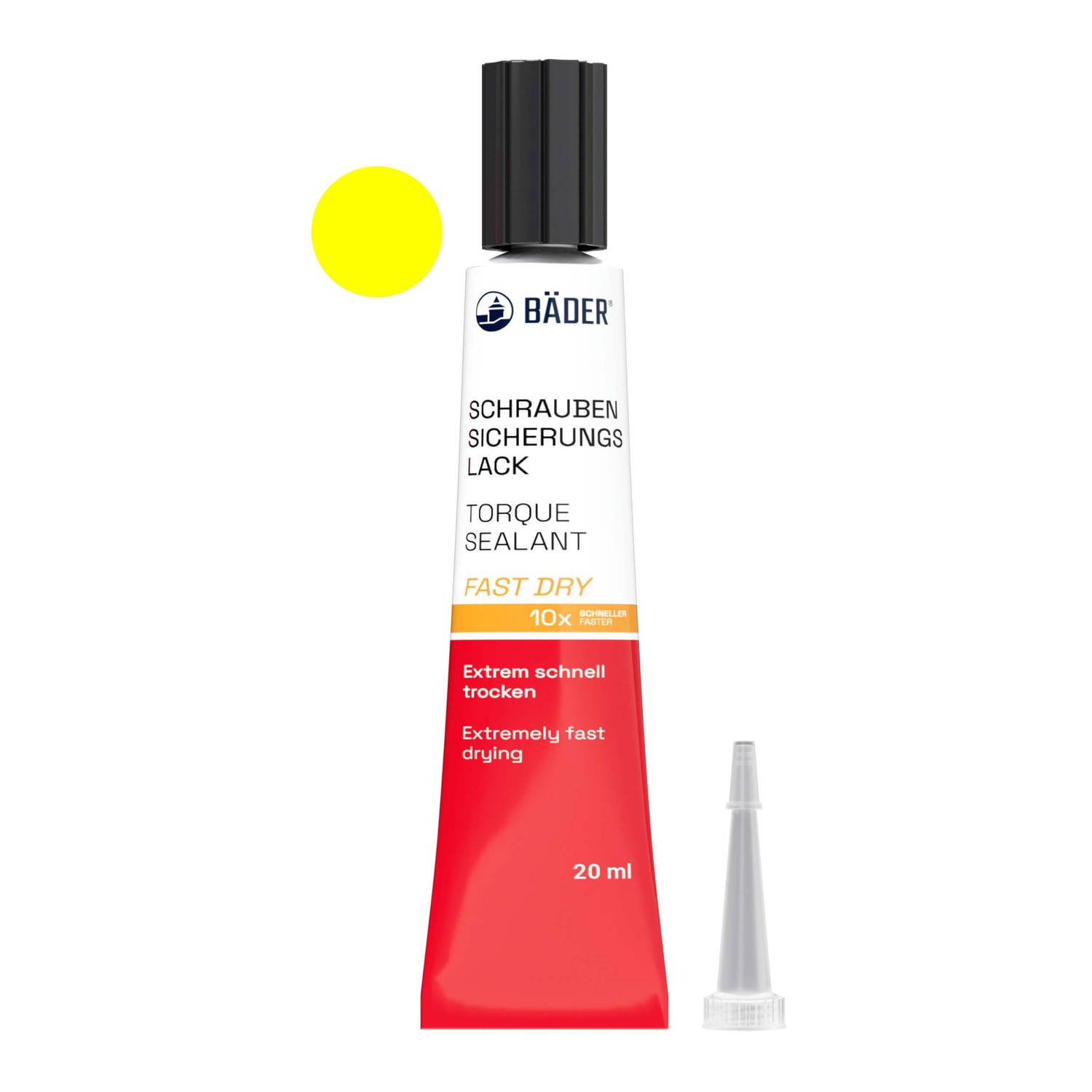 ORIGINAL BÄDER Torque Seal Tamper Proof Indicator FAST DRY color YELLOW ...