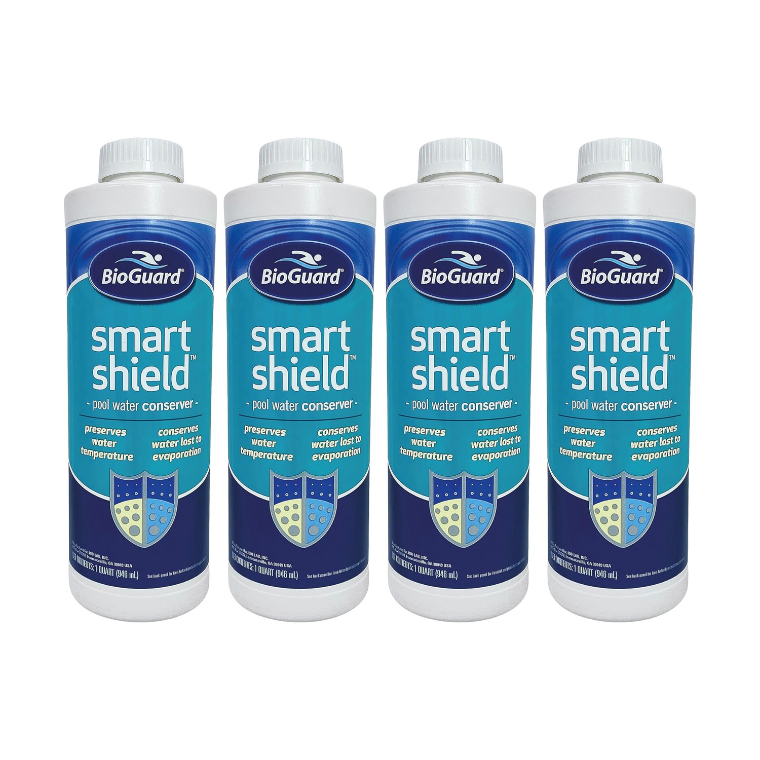 BioGuard Smart Shield, 1 Quart, Pack of 4, Ultimate Pool Water ...