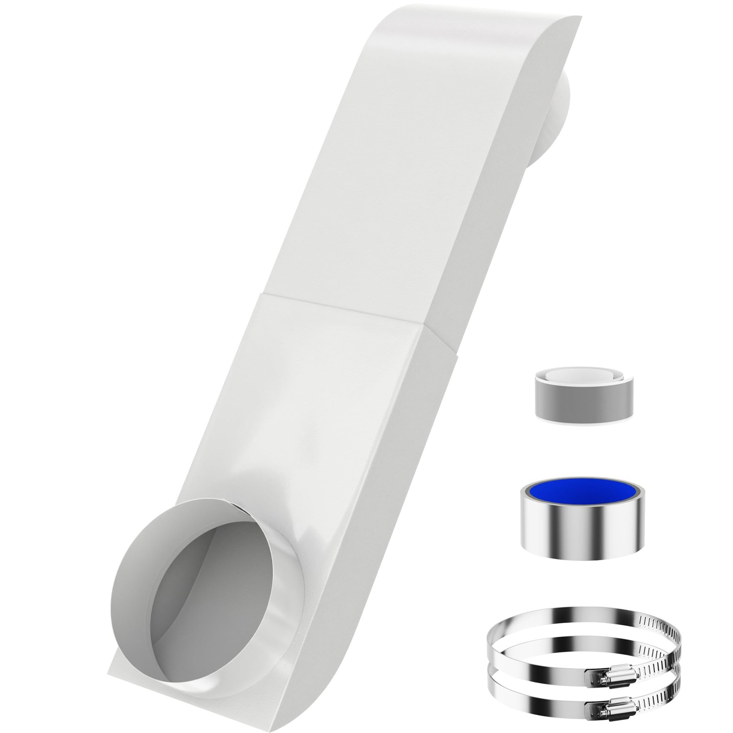 Periscope Dryer Vent Kit, Stainless Steel 4 Inch Telescoping Duct ...