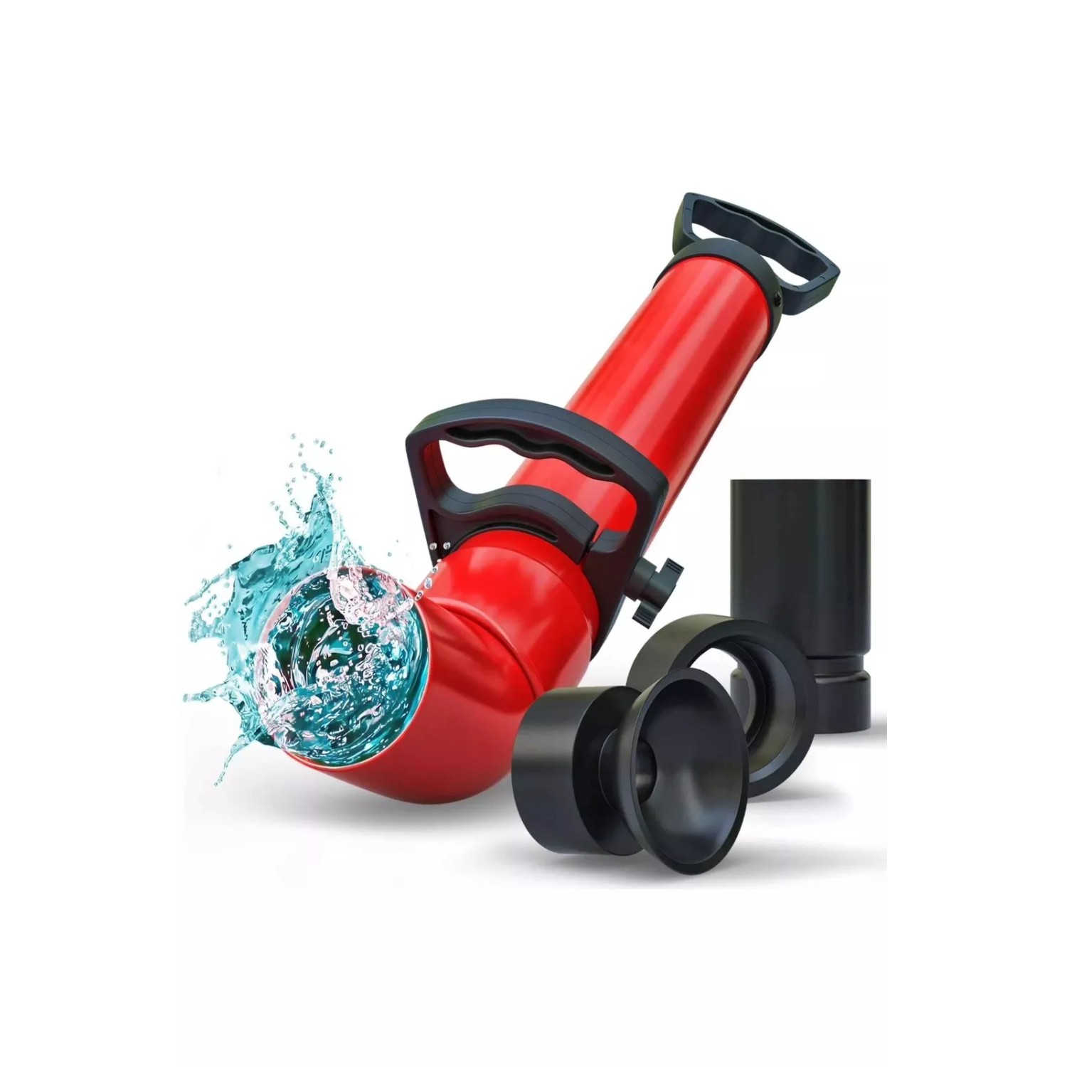 MEISTERFAKTUR Drain Blaster with 3 Attachments [68oz Volume] - High ...