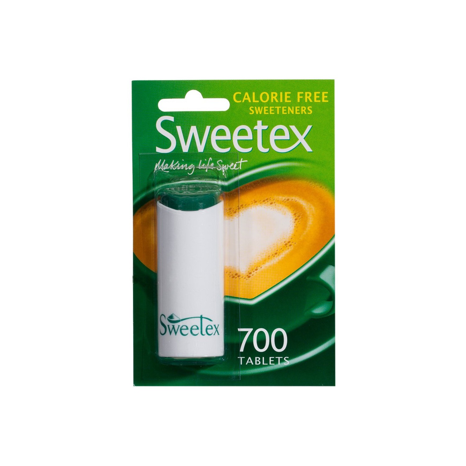 Sweetex Calorie Free Sweetener Tablets 12x700 Pack 8400 Tablets ...