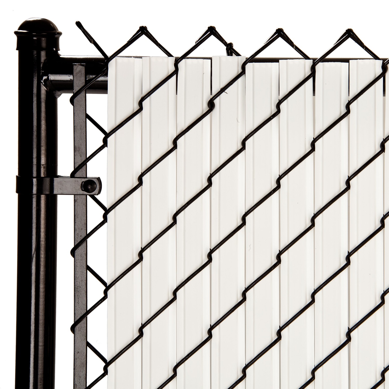 SoliTube Slat Privacy Inserts for Chain-Link Fence, Double-Wall ...