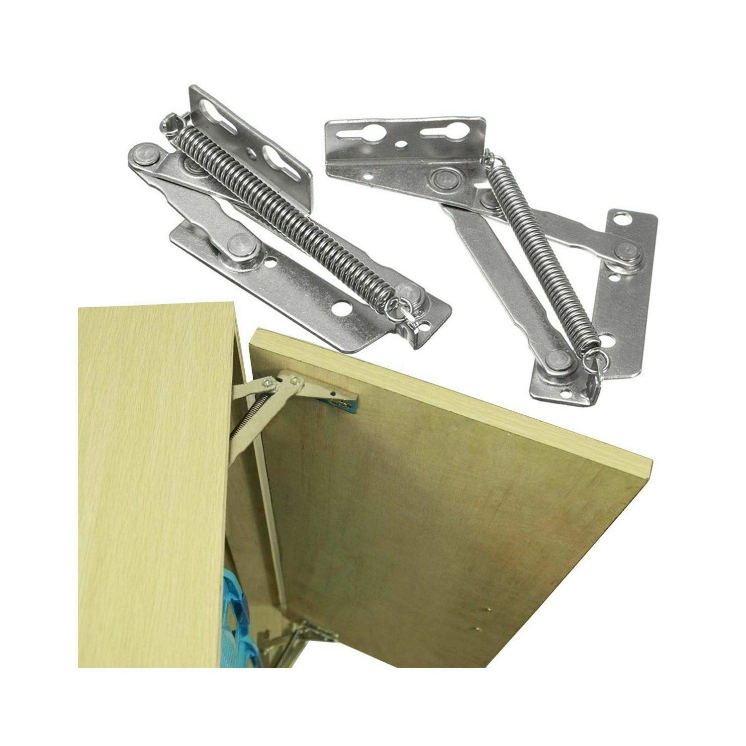 SUPERTOOL 1 Pair Lift Up、Flap Top Hinge， Spring Hinge, Stainless Steel ...