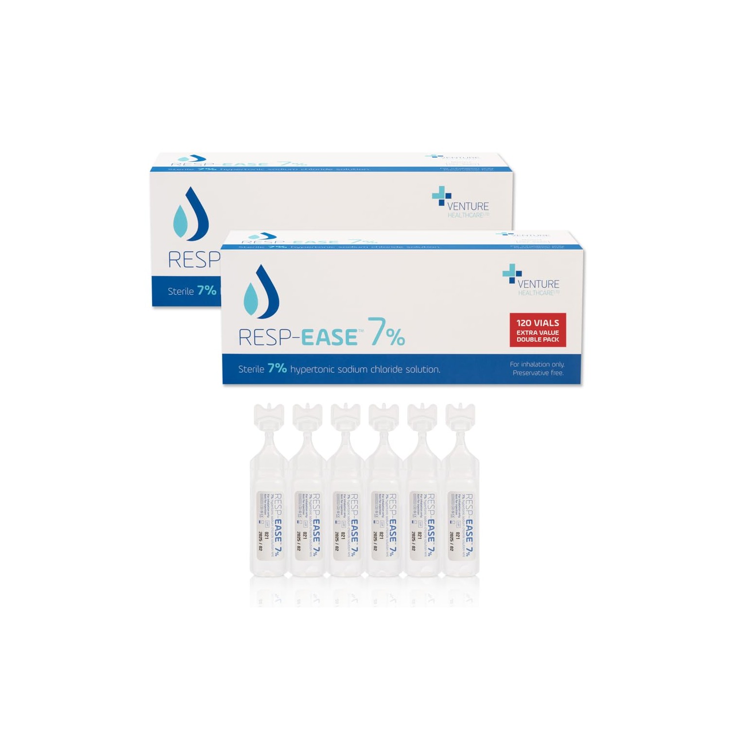 Resp-Ease 480ml 7% Sterile Hypertonic Saline Solution for Inhalation ...