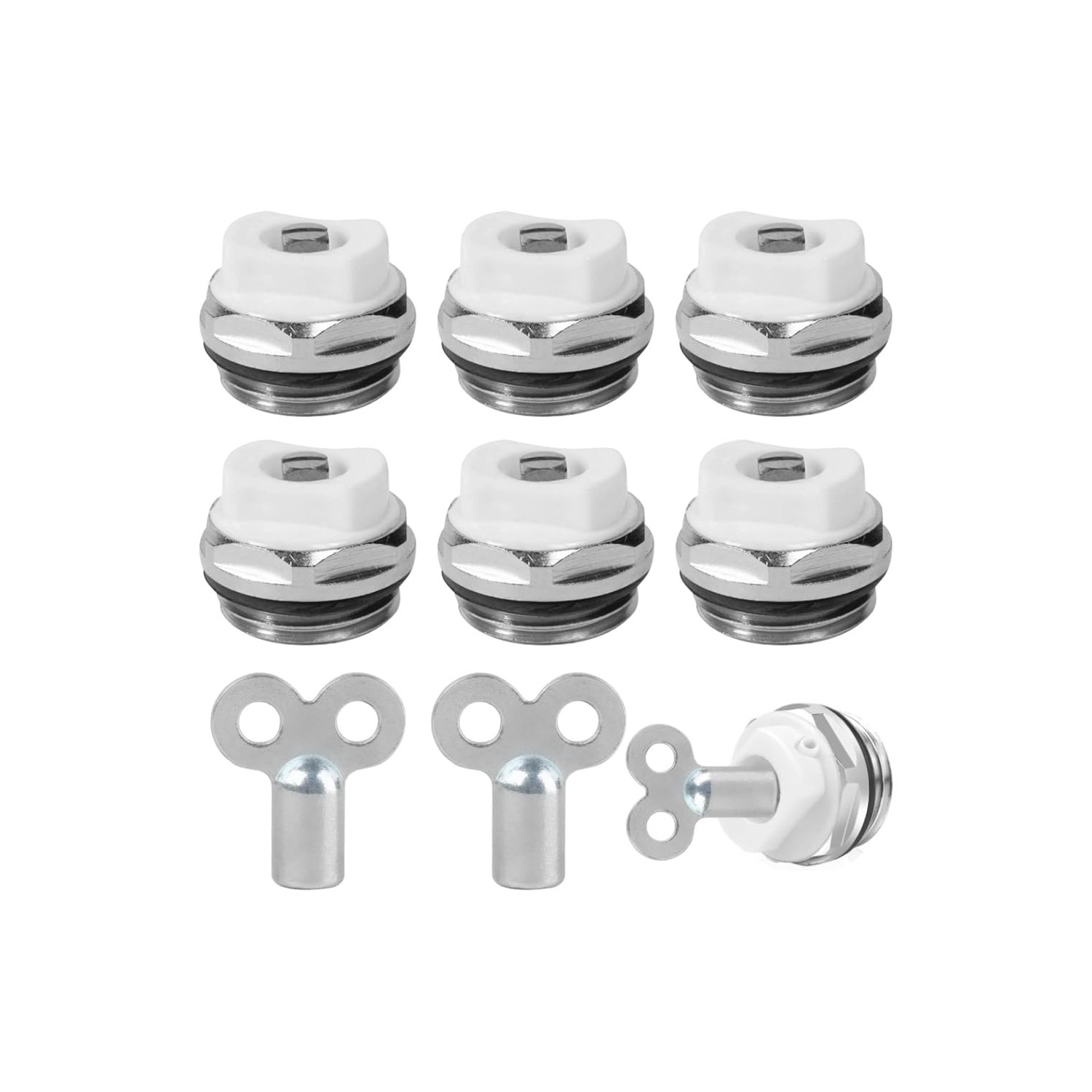 Sctmda Radiator Bleed Valve, Pack of 4, Automatic Radiator Bleed Valve ...