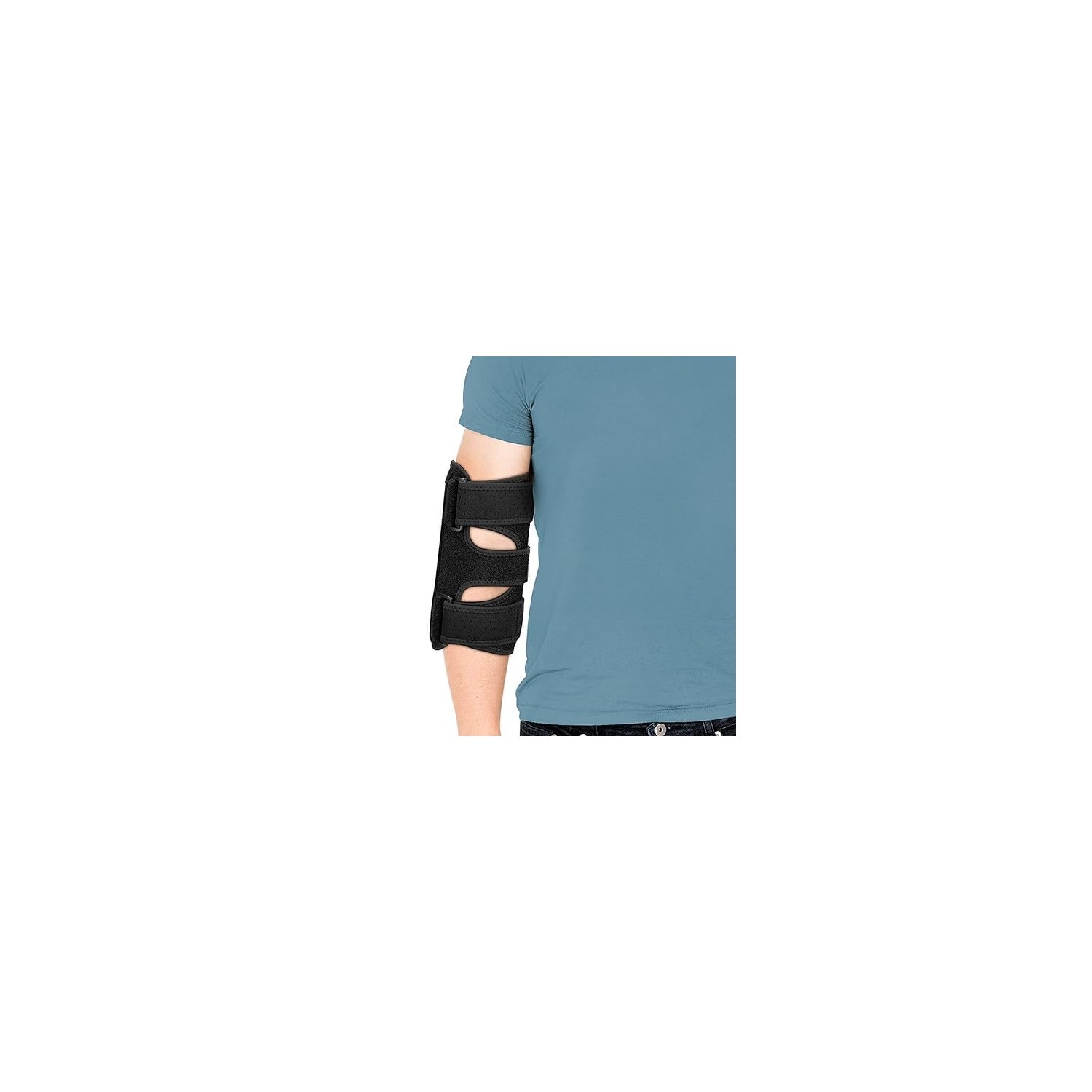 SOVYOULIVE Elbow Brace, 2 Removable Metal Splints for Tendonitis, Elbow ...